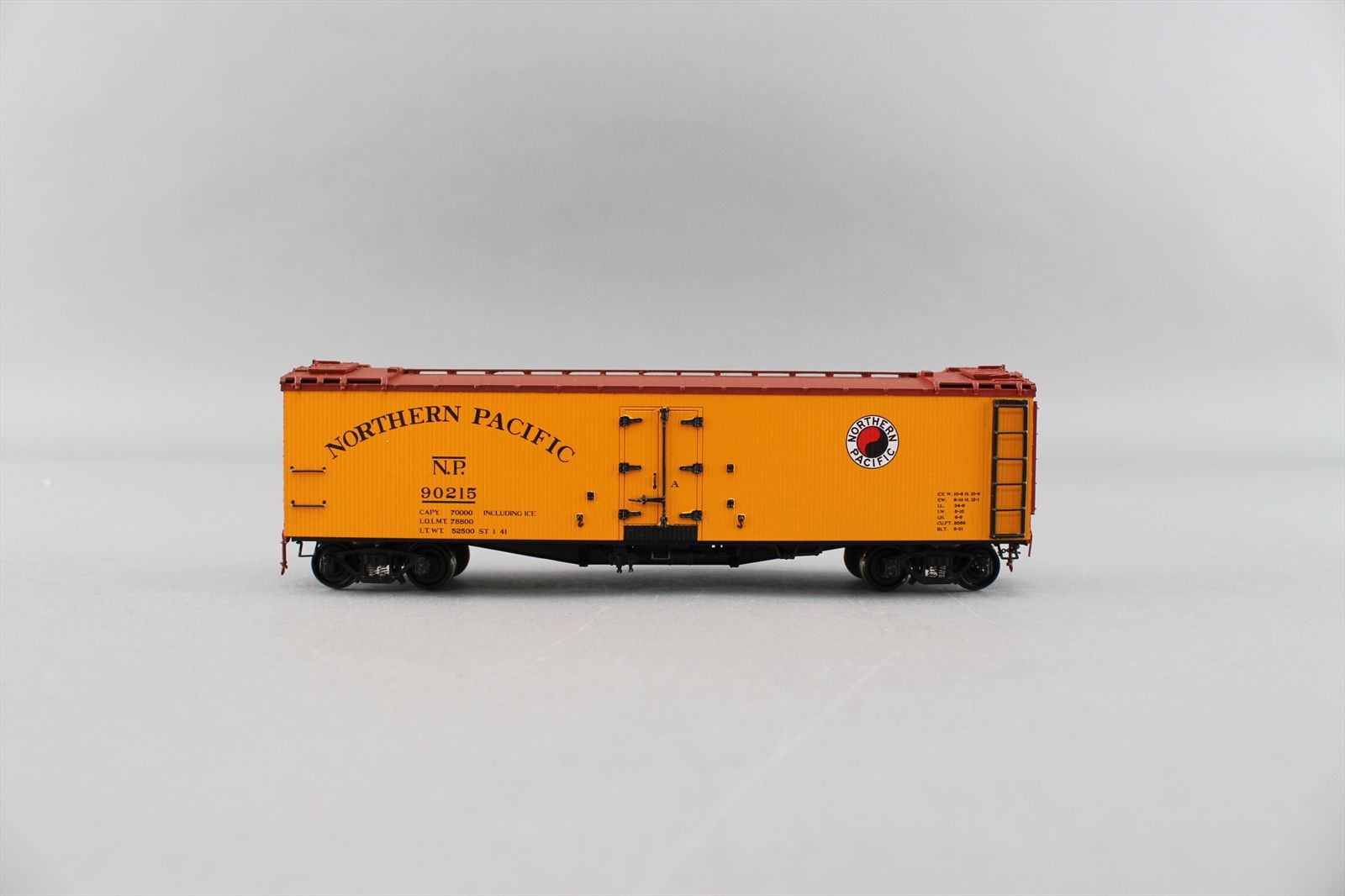 HO Brass Model - W&R Version 4 NP Northern Pacific Reefer Orange ...