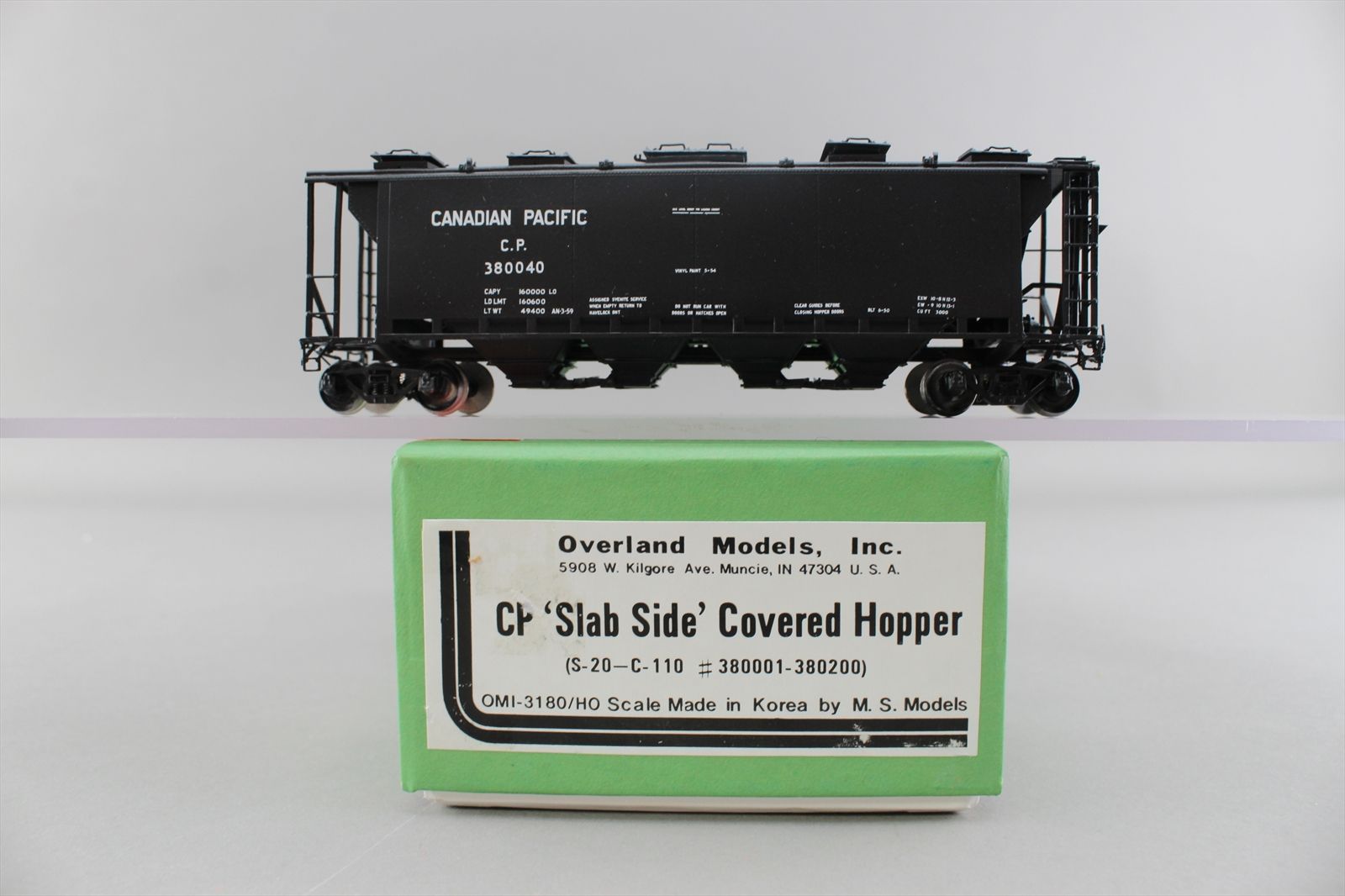 HO Brass Model - OMI 3180 CP CPR Canadian Pacific Slab Side Covered ...