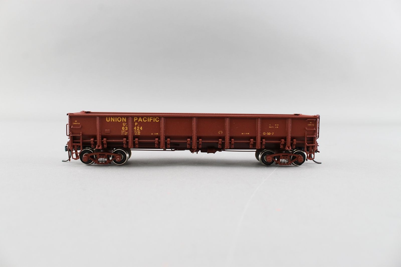 HO Brass Model - CIL 2251.1 UP Union Pacific G 50-7 Drop Bottom Gondola ...