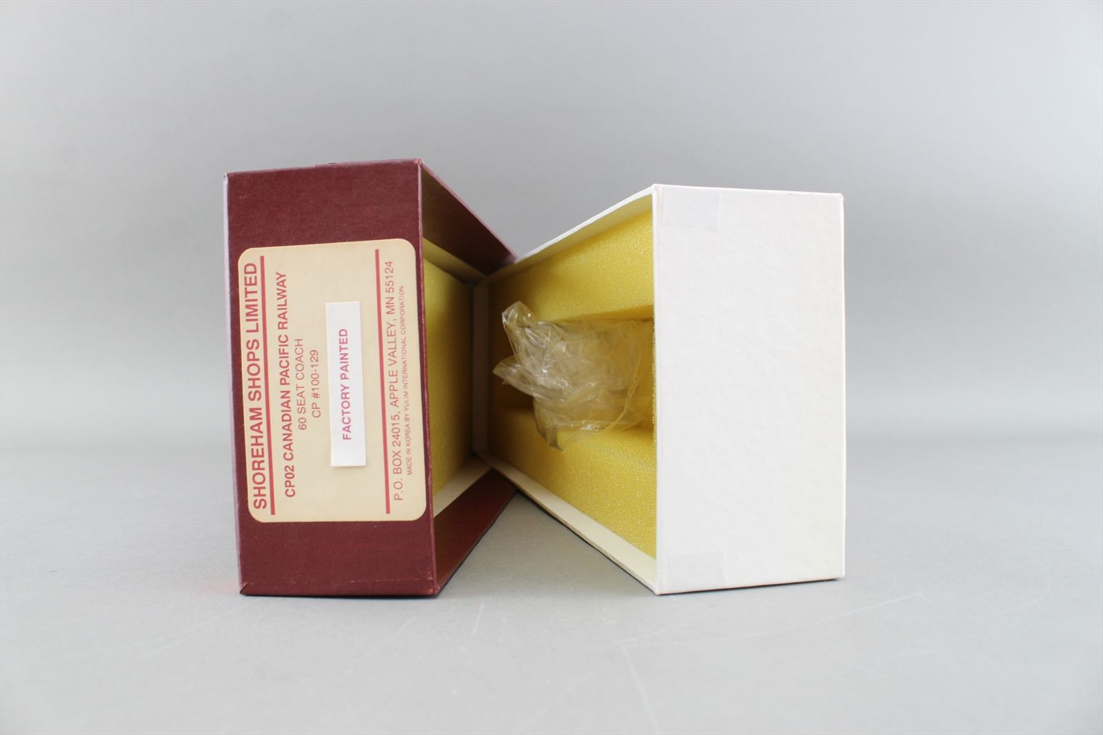 HO Brass Model - SSL CP02 CP CPR Canadian Pacific 60 Seat Coach #100 - F/P - Yulim