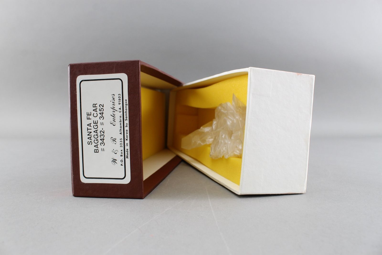 HO Brass Model - W&R AT&SF Santa Fe Baggage Car #3432 - 3452 - F/Plated ...