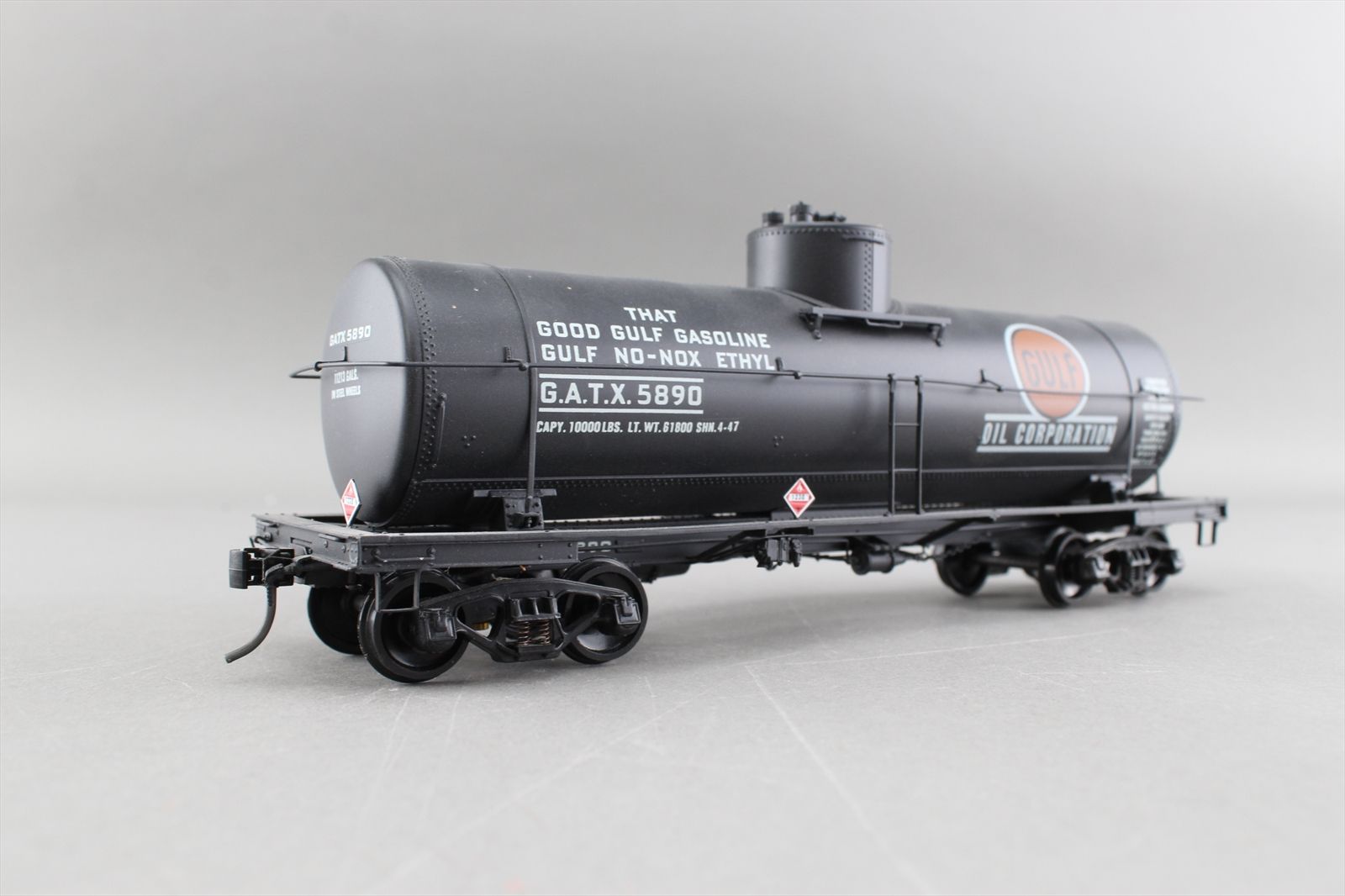 O Brass Model - USH 301 GATX Gulf Oil 8000 Gallon Single Dome Tank Car ...