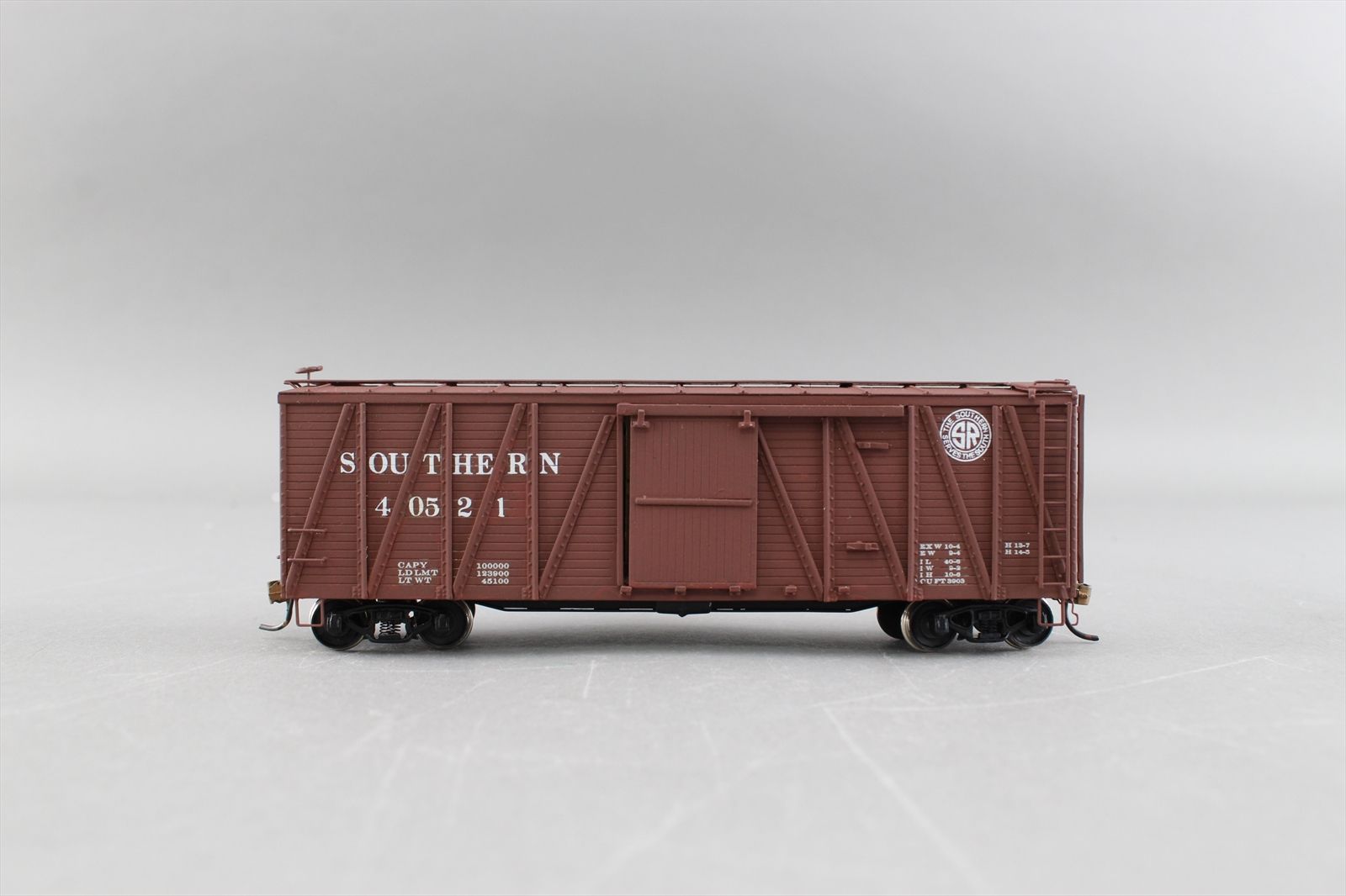 HO Brass Model - Metro SOU Southern 40' Outside Braced Boxcar Box Car ...