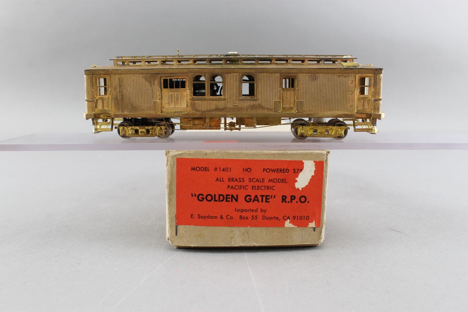 HO Brass Model - Suydam 1401 PE Pacific Electric Golden Gate RPO ...