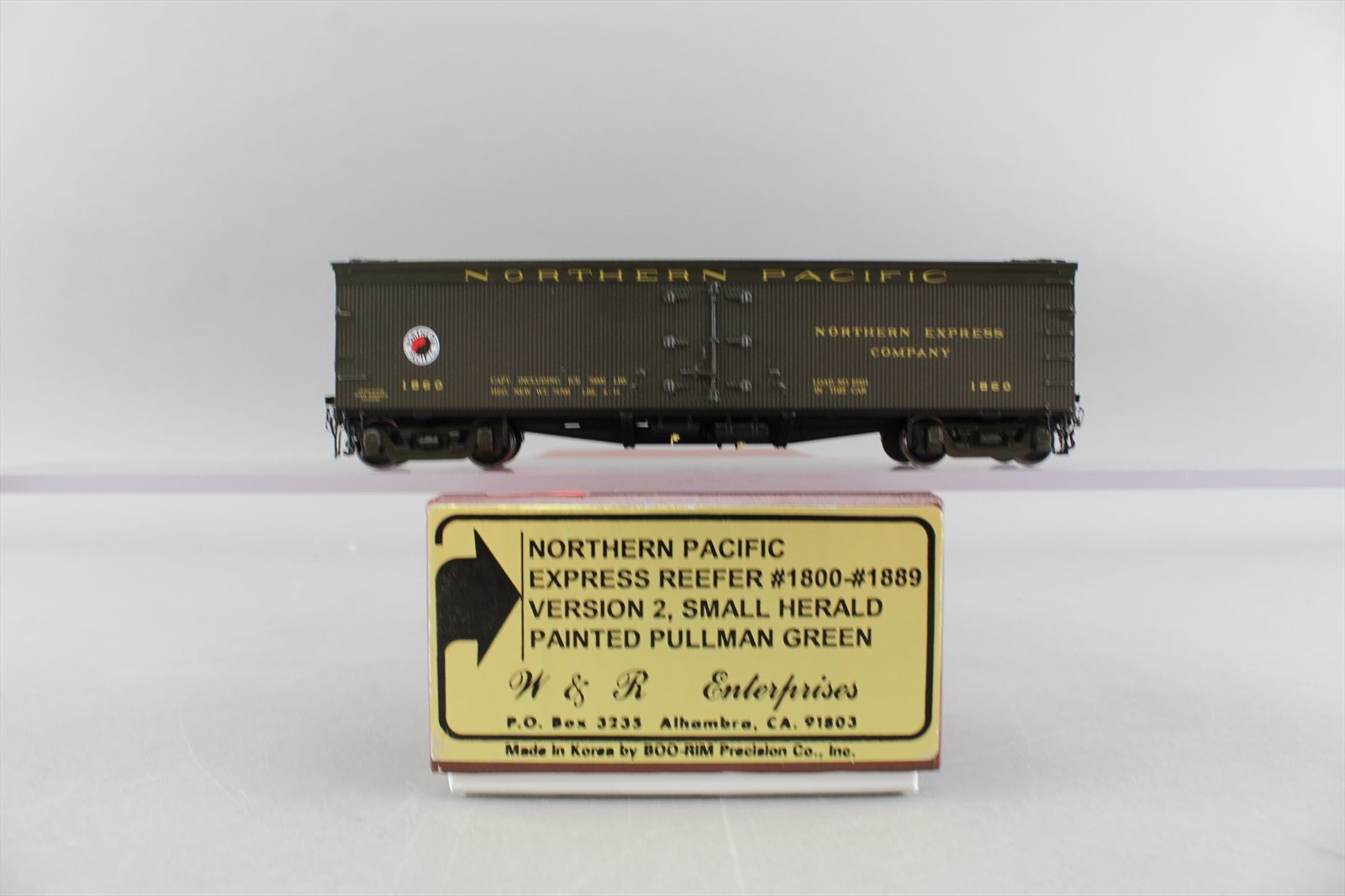 HO Brass Model - W&R Version 2 NP Northern Pacific Express Reefer ...
