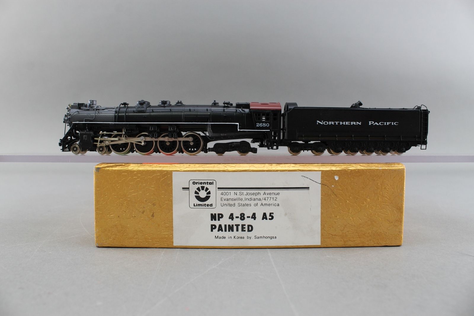 N Brass Model - Oriental NP Northern Pacific A-5 4-8-4 #2680 - F/P - 1984 Run - Samhongsa
