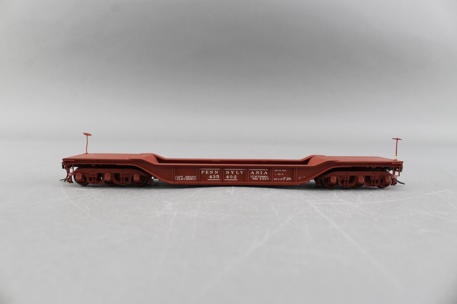 HO Brass Model - Railworks R401 PRR Pennsylvania F-28 Well Flat Car ...