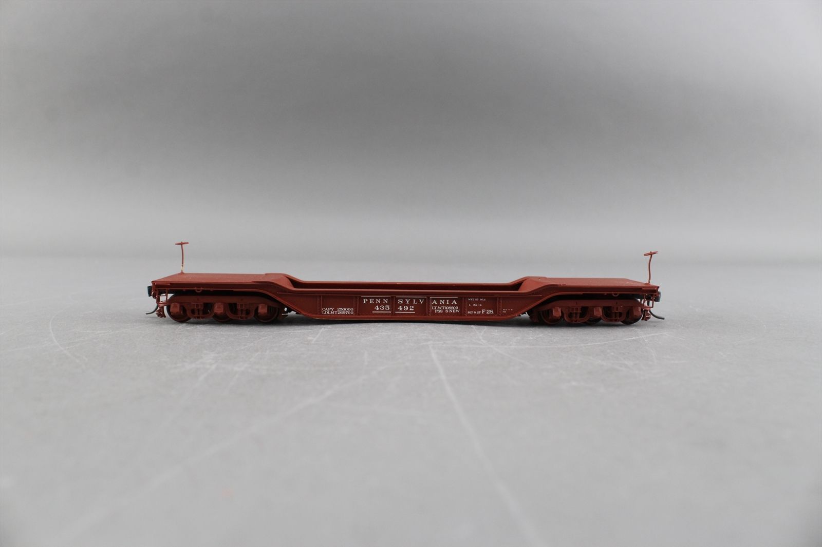 HO Brass Model - Railworks R401 PRR Pennsylvania F-28 Well Flat Car ...