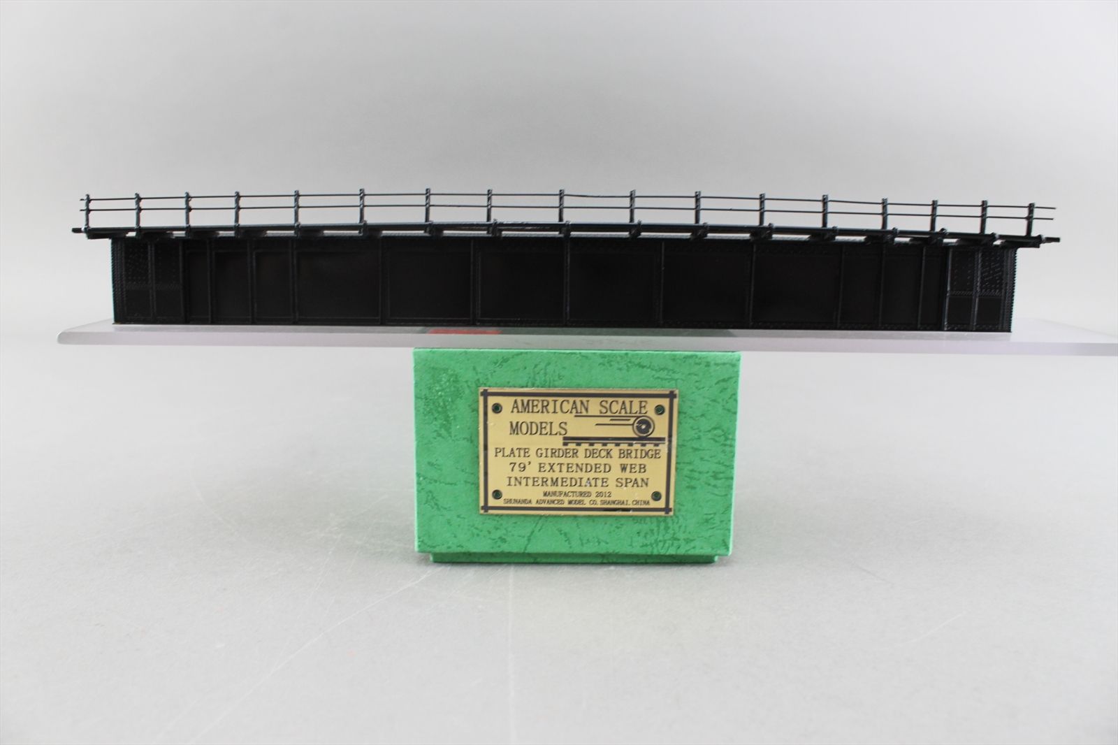 HO Brass Model Structure - ASM 80' Plate Girder Deck Bridge ...