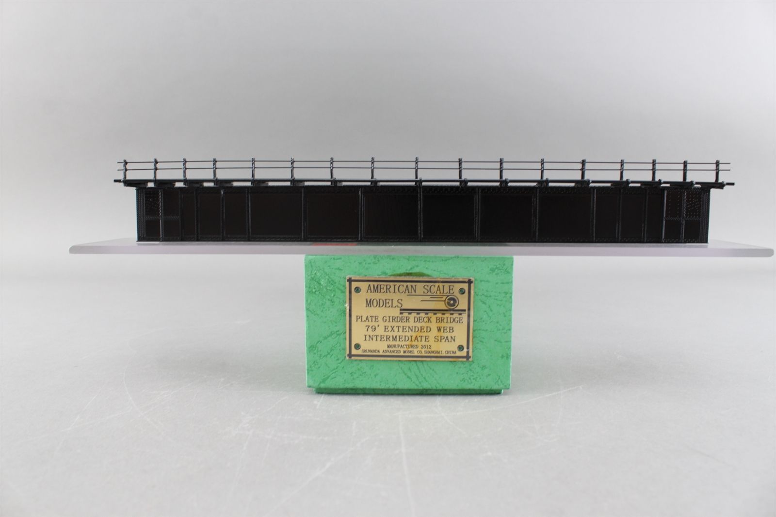 HO Brass Model Structure - ASM 80' Plate Girder Deck Bridge ...
