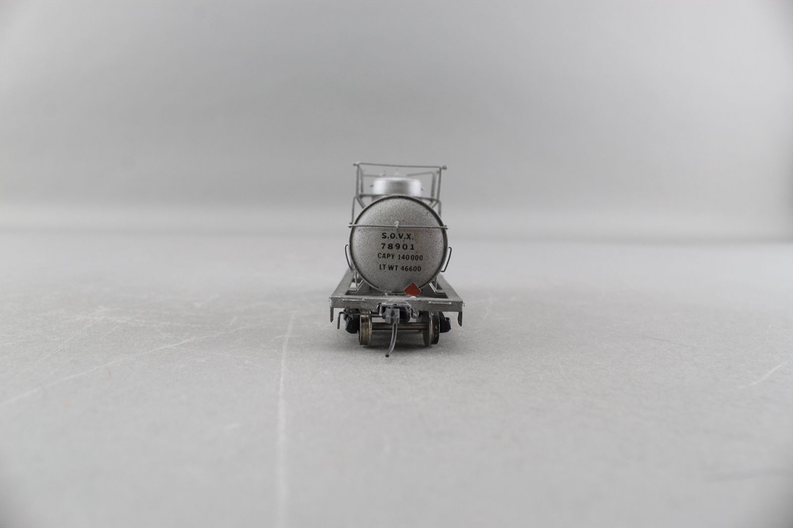 HO Brass Model - PSC 15656 SOVX Mobilgas 8,000 Gallon Tank Car Silver ...