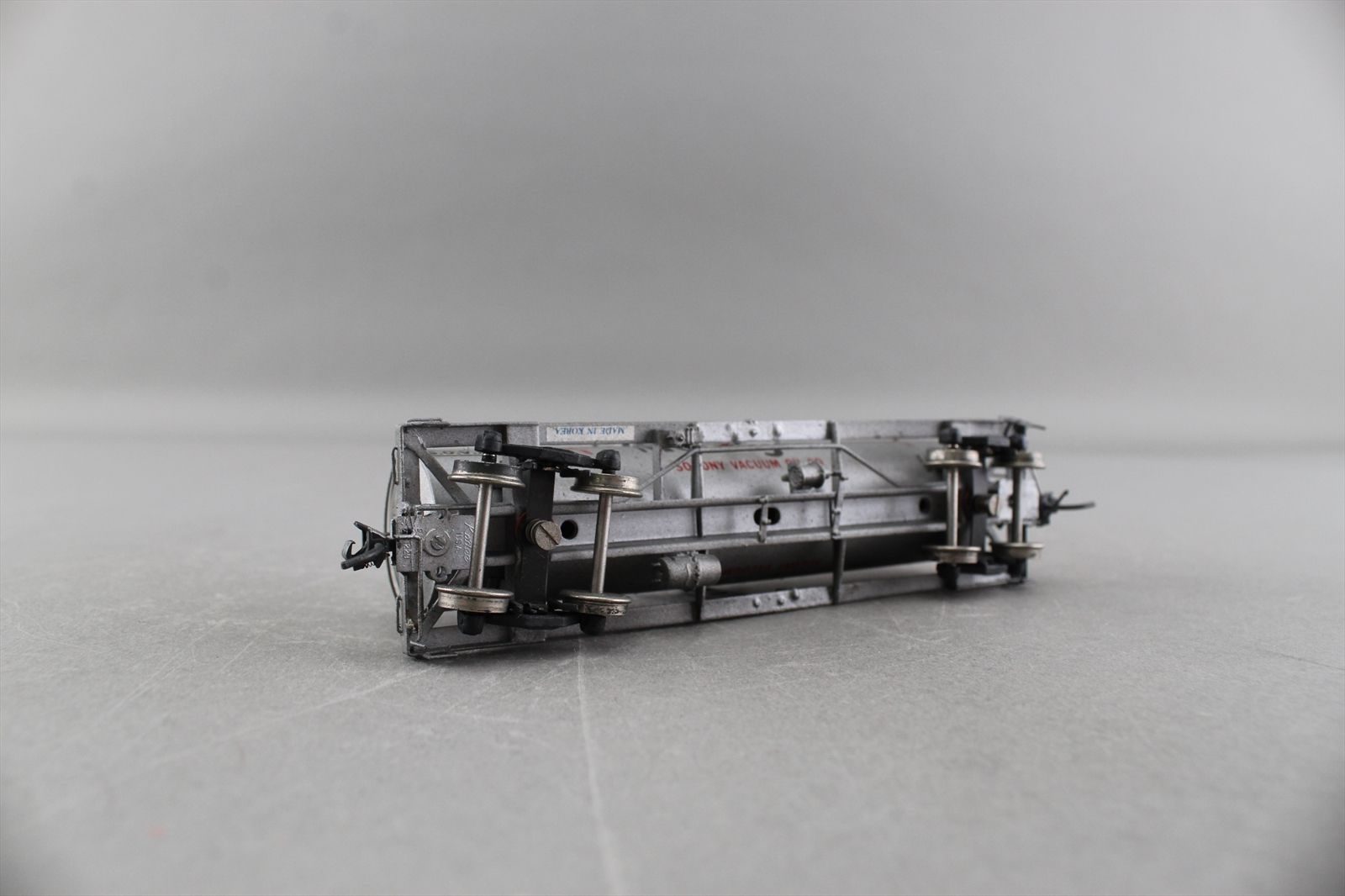 HO Brass Model - PSC 15656 SOVX Mobilgas 8,000 Gallon Tank Car Silver ...