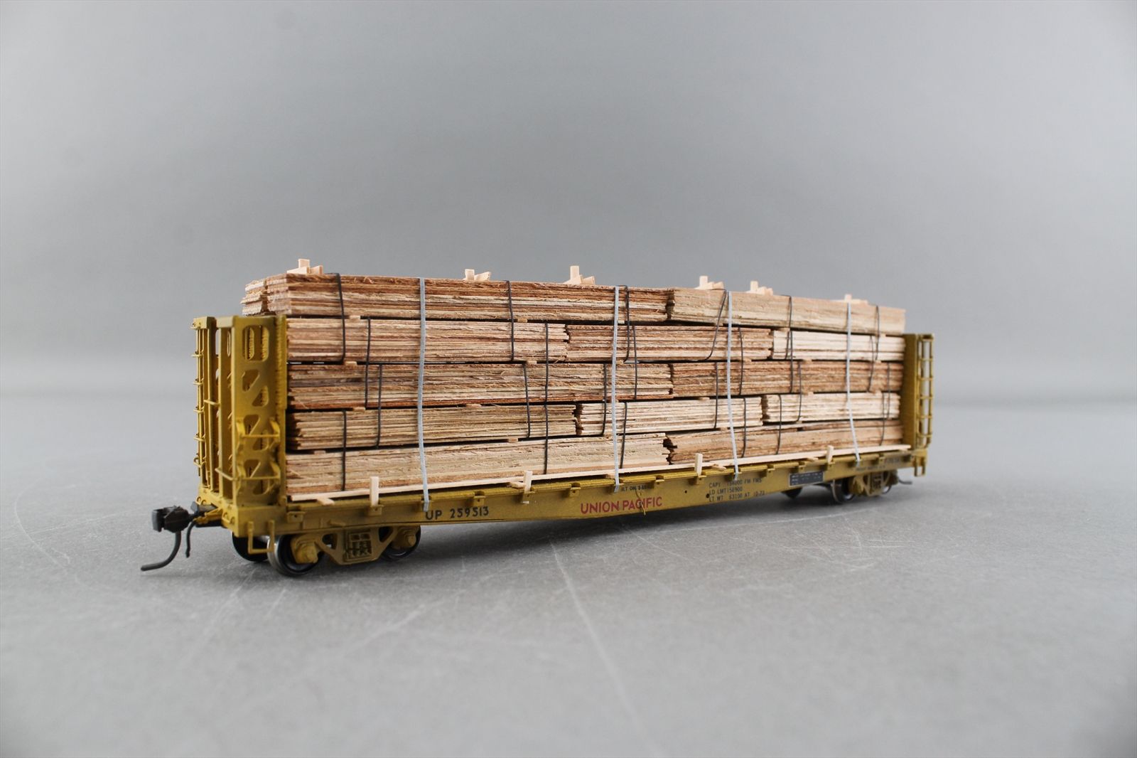 HO Brass Model - OMI 3023 UP Union Pacific Bulkhead Flatcar Flat Car F ...