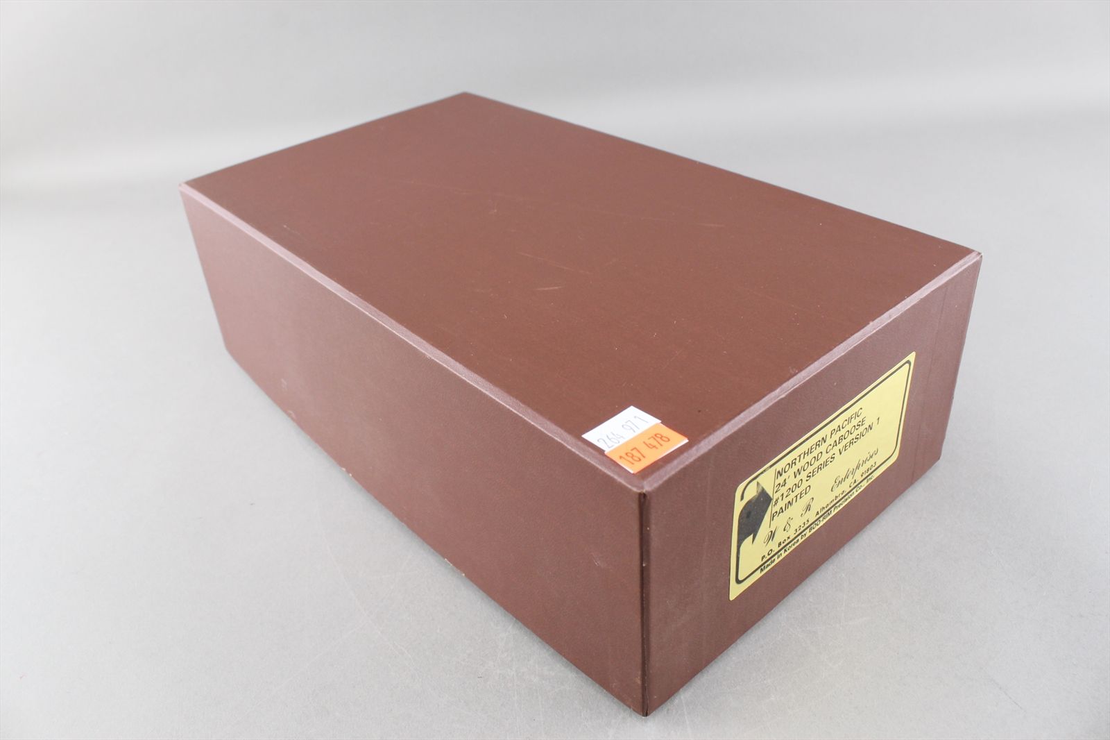 O Brass Model - W&R Version 1 NP Northern Pacific 24' Wood Caboose ...