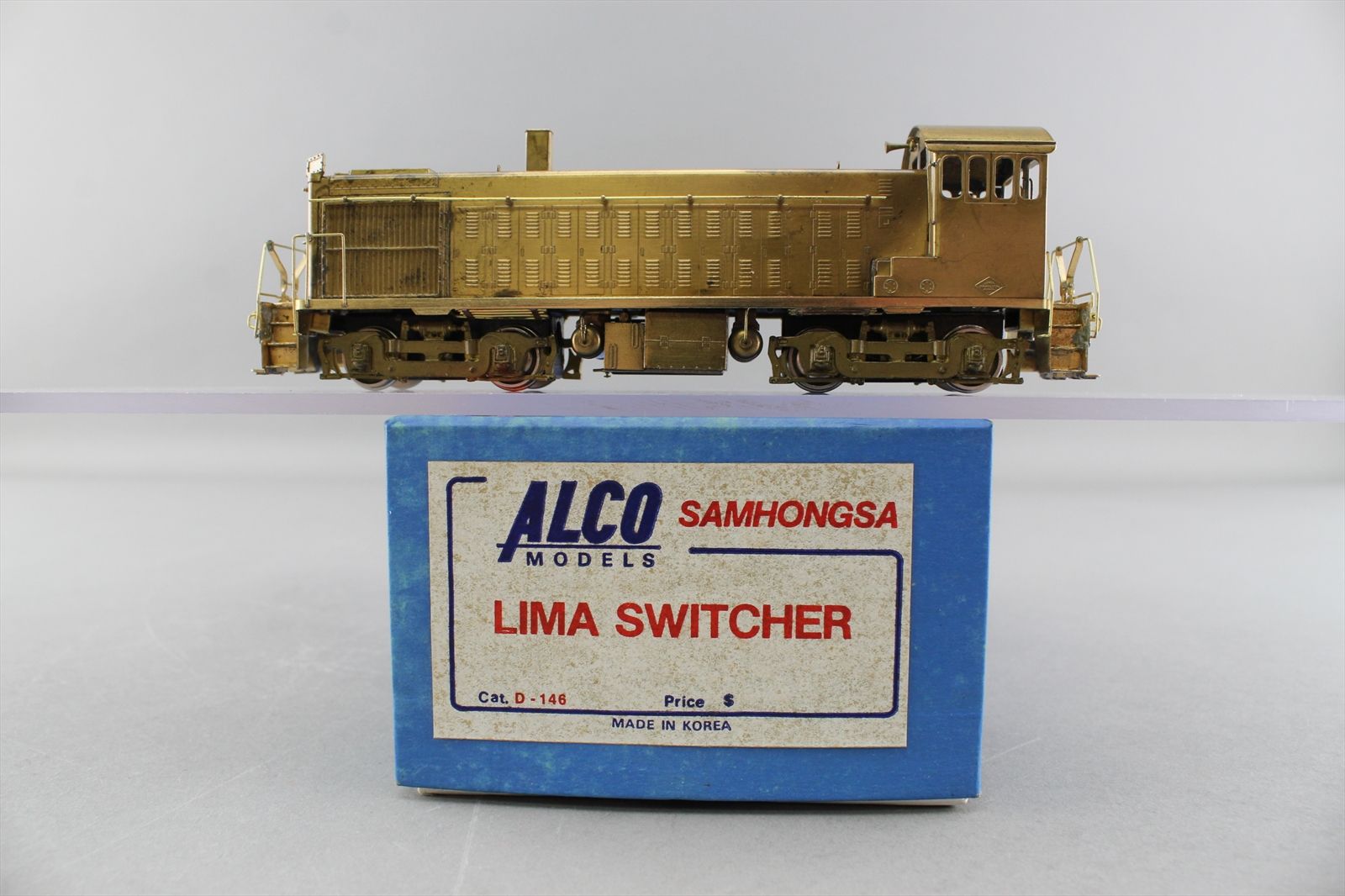 HO Brass Model - ALCO Models D-146 Lima Switcher Diesel Locomotive ...