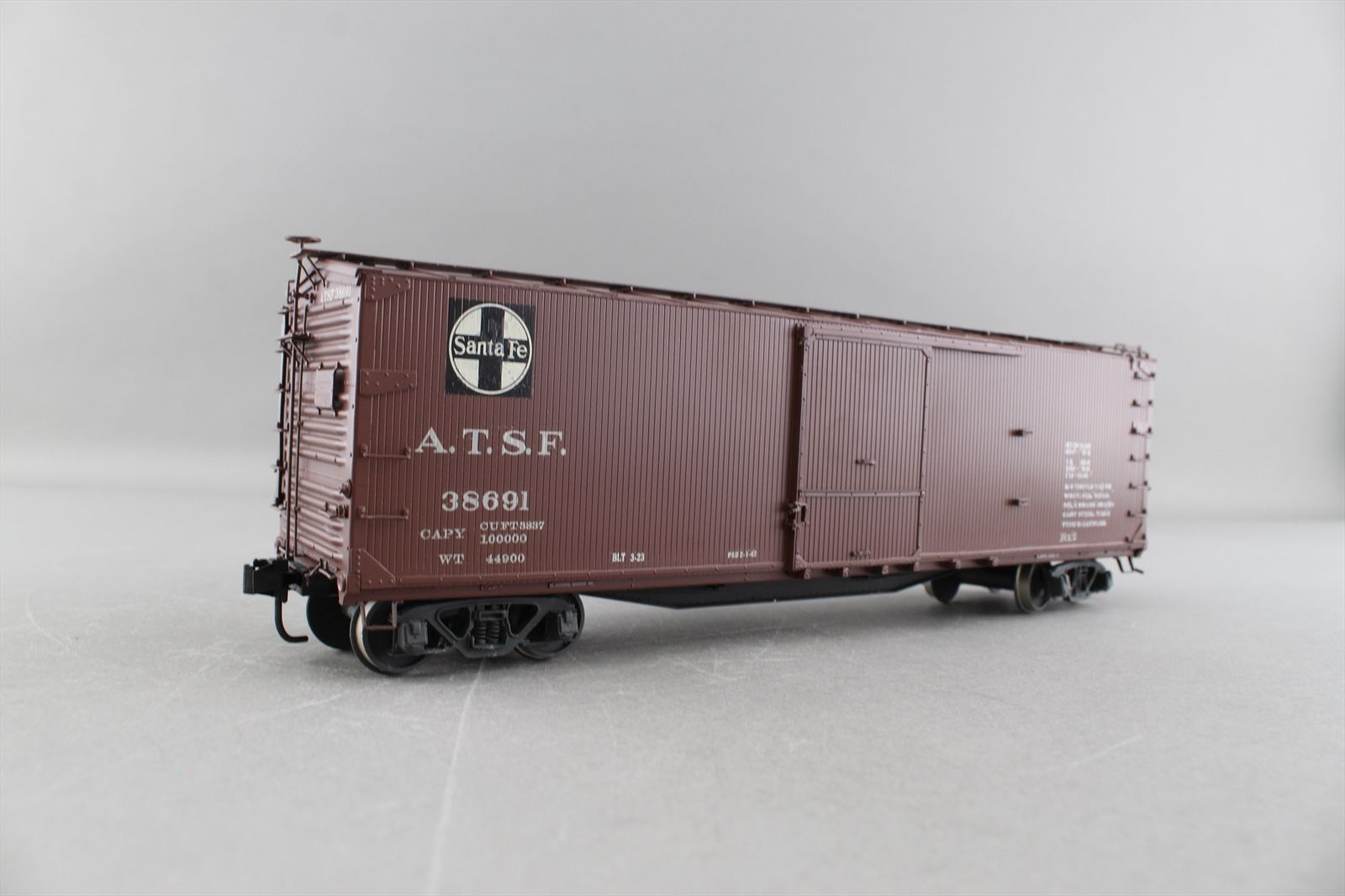 O Brass Model - PL 900 PL-900 USRA AT&SF Santa Fe Double Sheathed Wood ...
