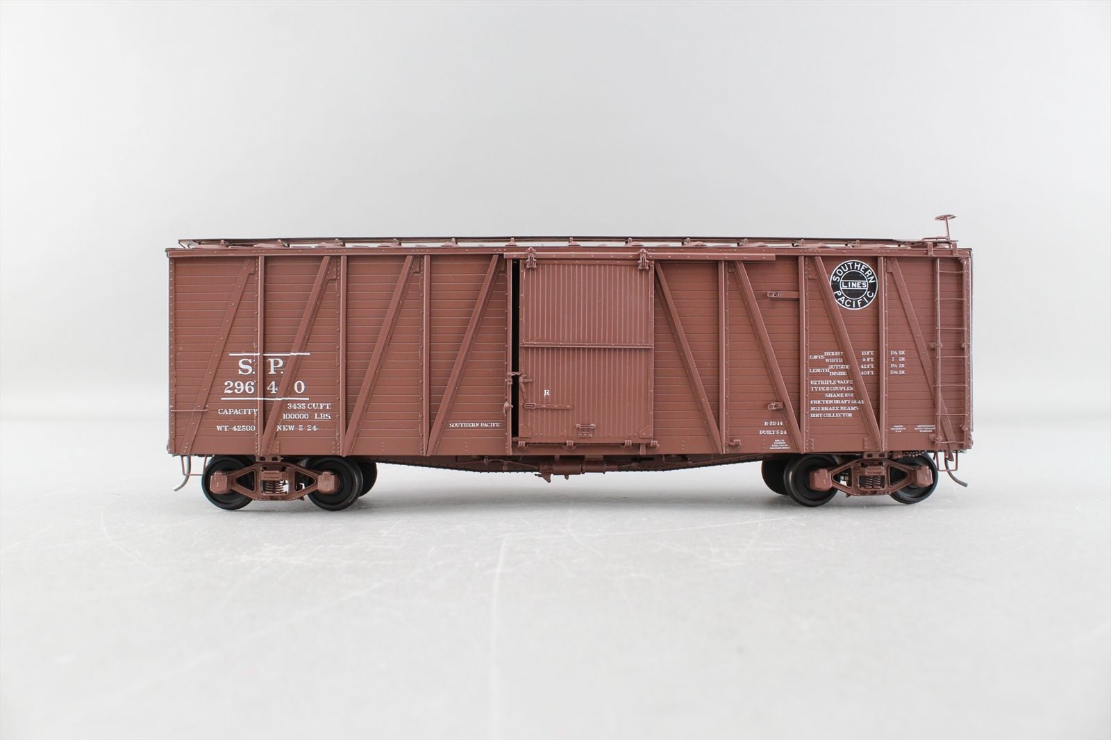 O Brass Model - PL 700 PL-700 SP Southern Pacific B-50-14 Boxcar Single ...