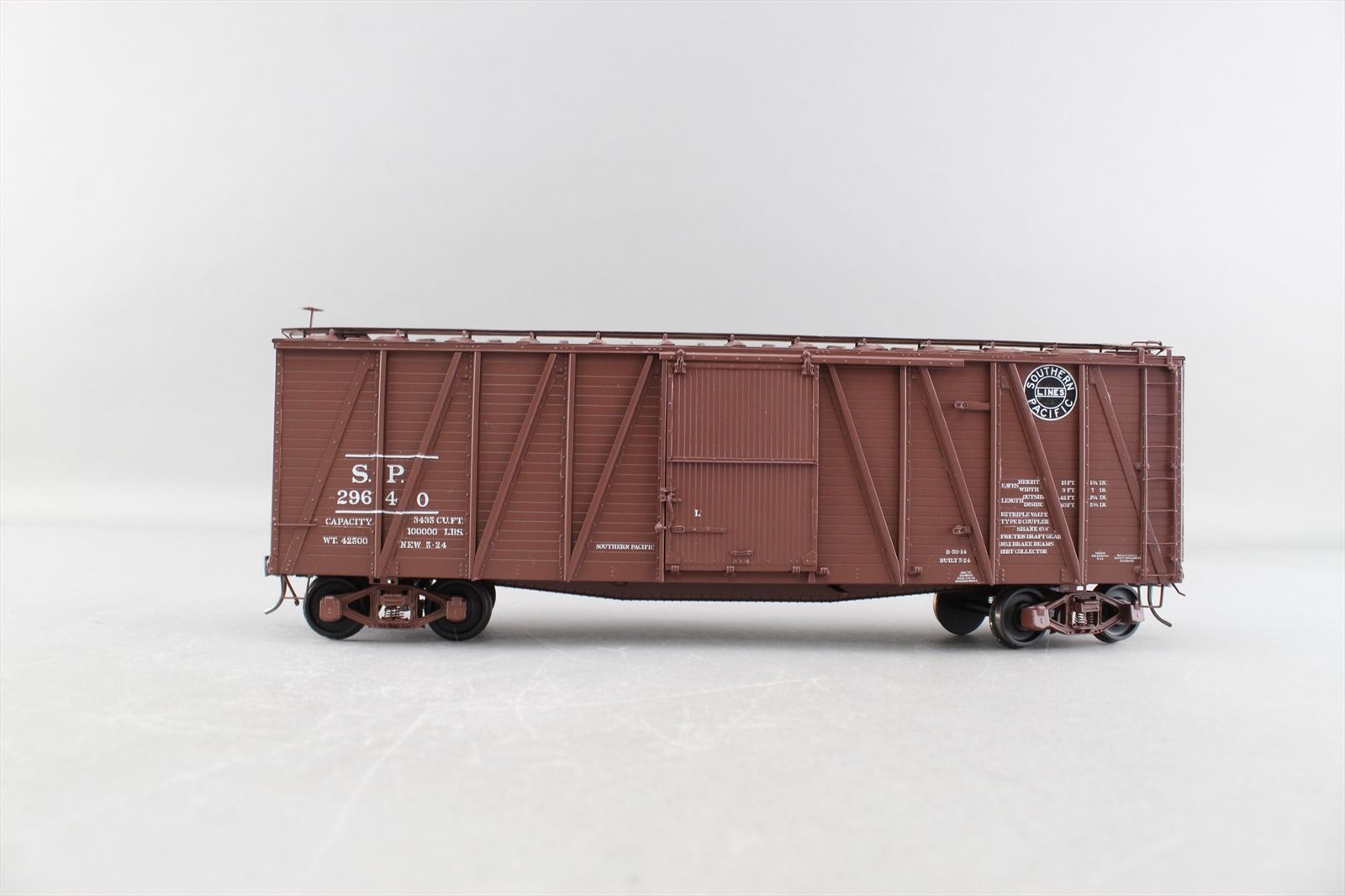 O Brass Model - PL 700 PL-700 SP Southern Pacific B-50-14 Boxcar Single ...