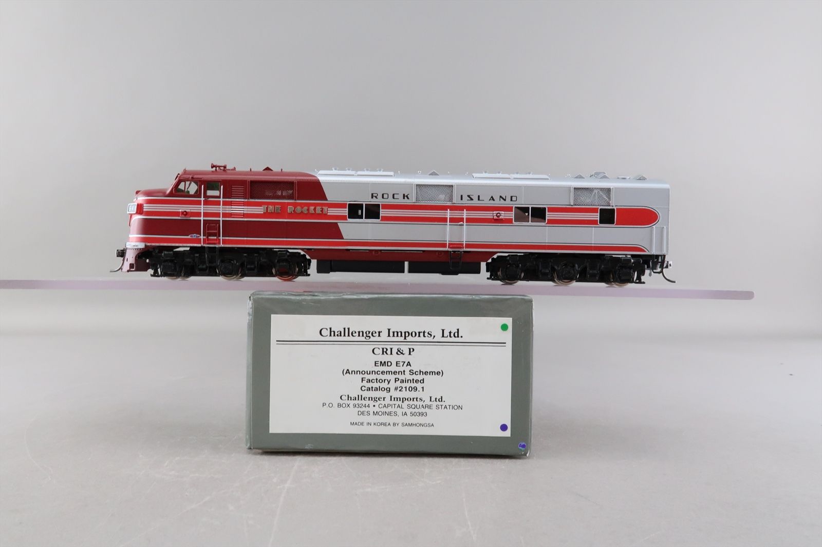 HO Brass Model - CIL 2109.1 CRI&P RI Rock Island Rocket E7 E7A Announcement Scheme #641 - F/P ...