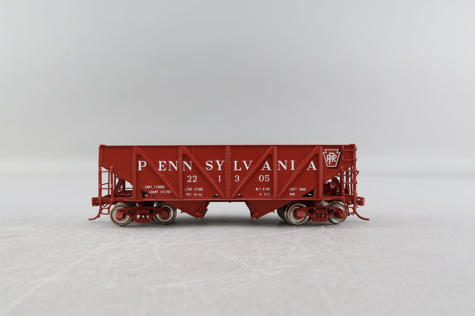HO Brass Model - OMI 3106 PRR Pennsylvania H-31C Steel 2-Bay Hopper ...