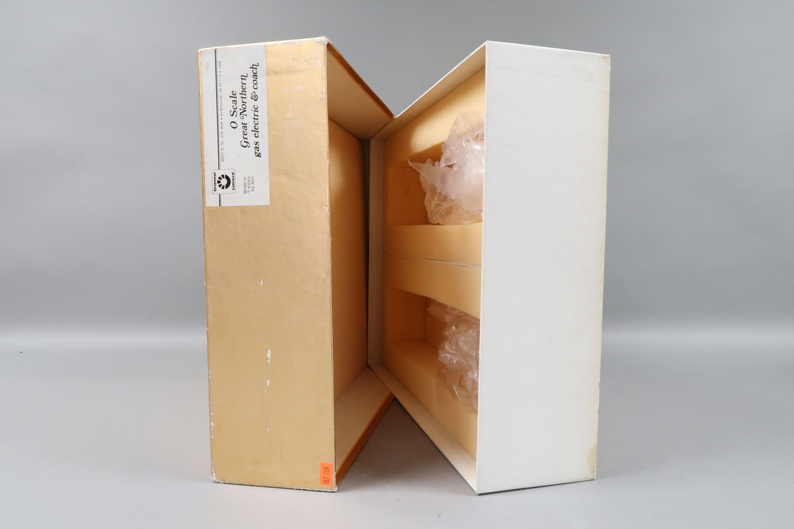 O Brass Model - Oriental GN Great Northern Gas Electric #2302 + Coach ...