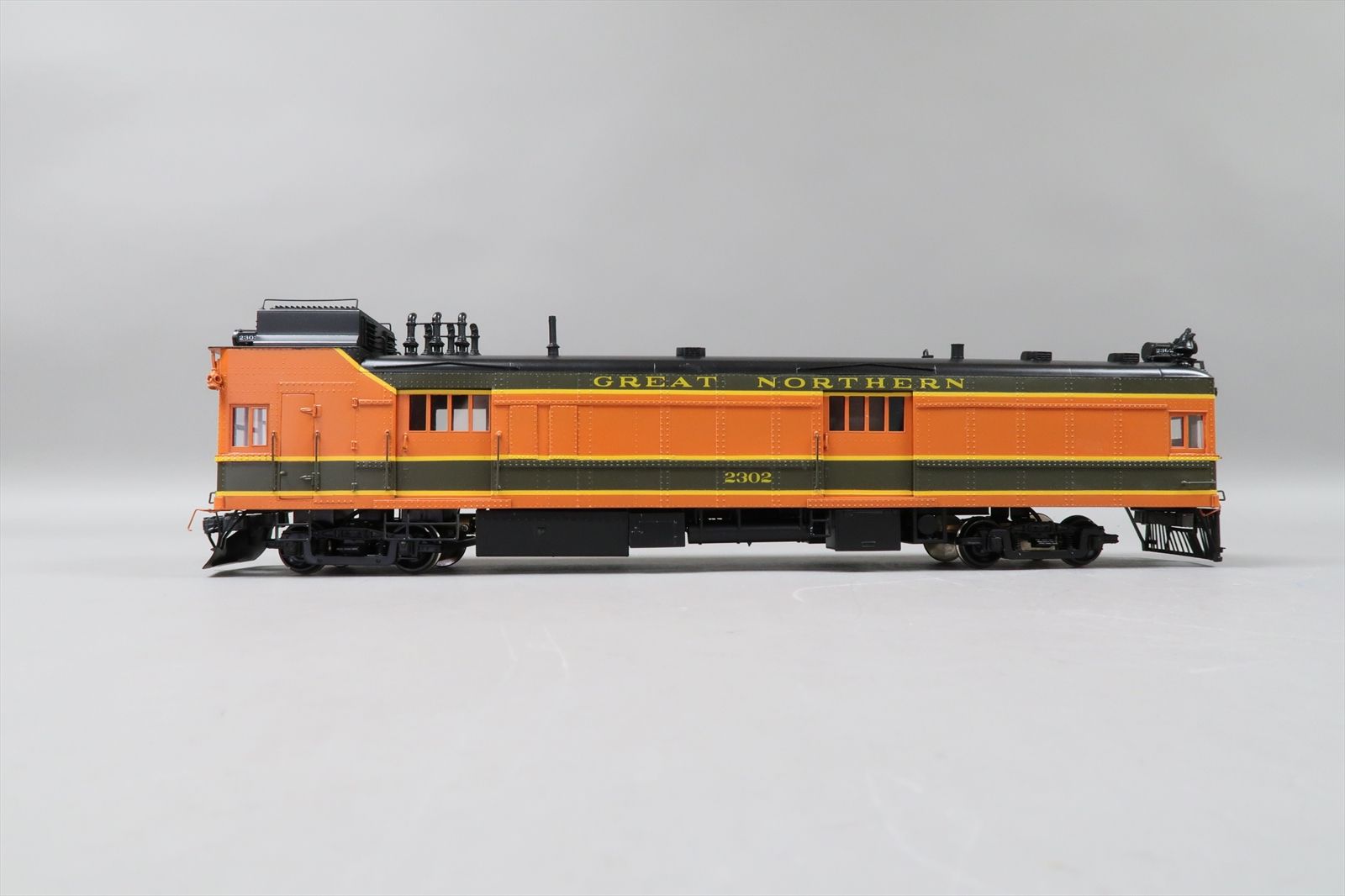 O Brass Model - Oriental GN Great Northern Gas Electric #2302 + Coach ...