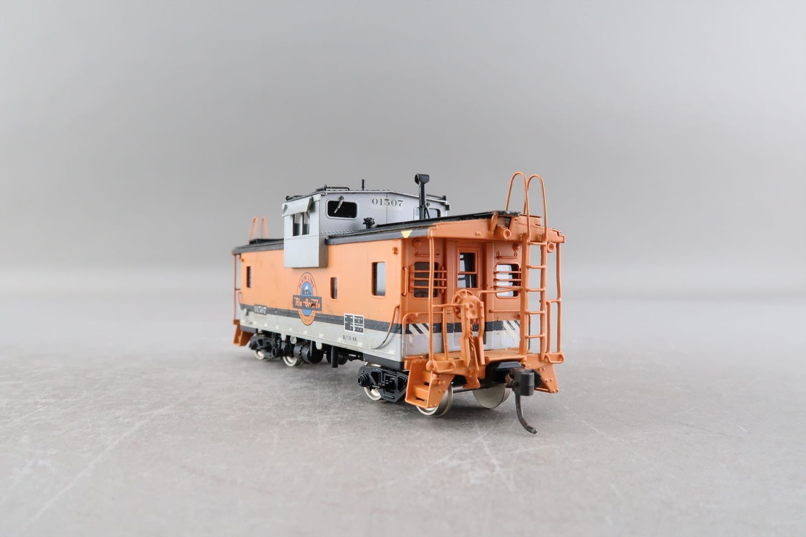 HO Brass Model - OMI 1154 D&RGW Rio Grande W-V Wide Vision Caboose #01507 - Fair Custom - 1991 ...