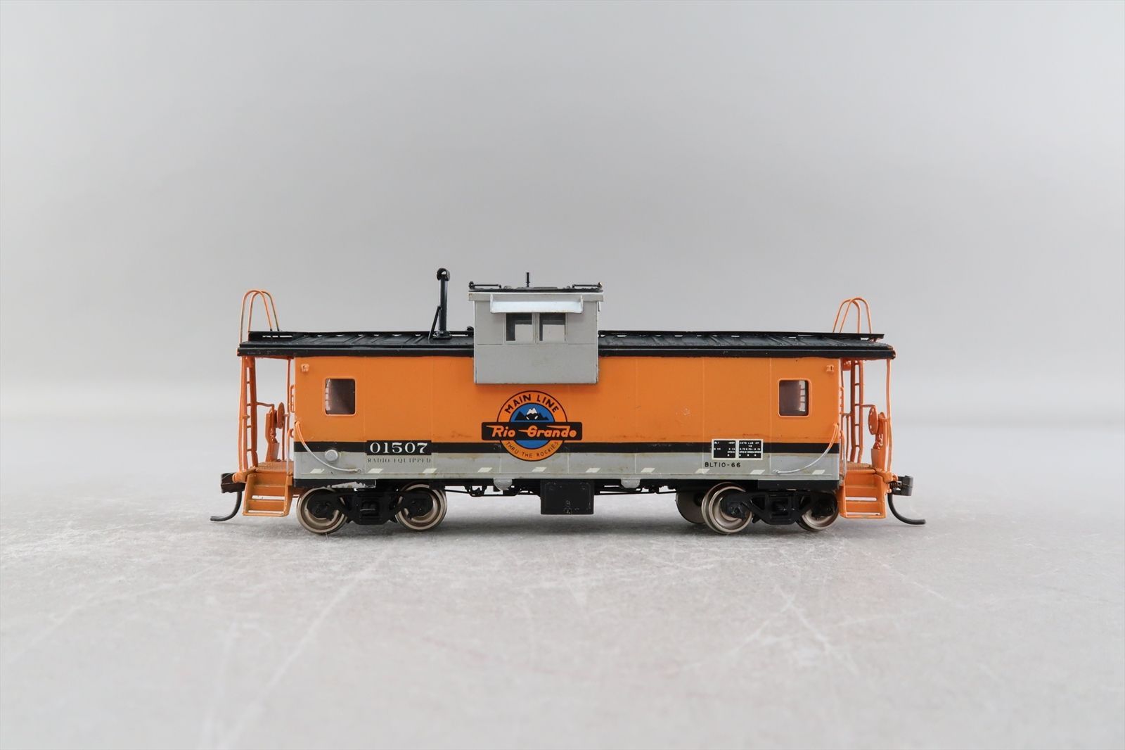 HO Brass Model - OMI 1154 D&RGW Rio Grande W-V Wide Vision Caboose #01507 - Fair Custom - 1991 ...