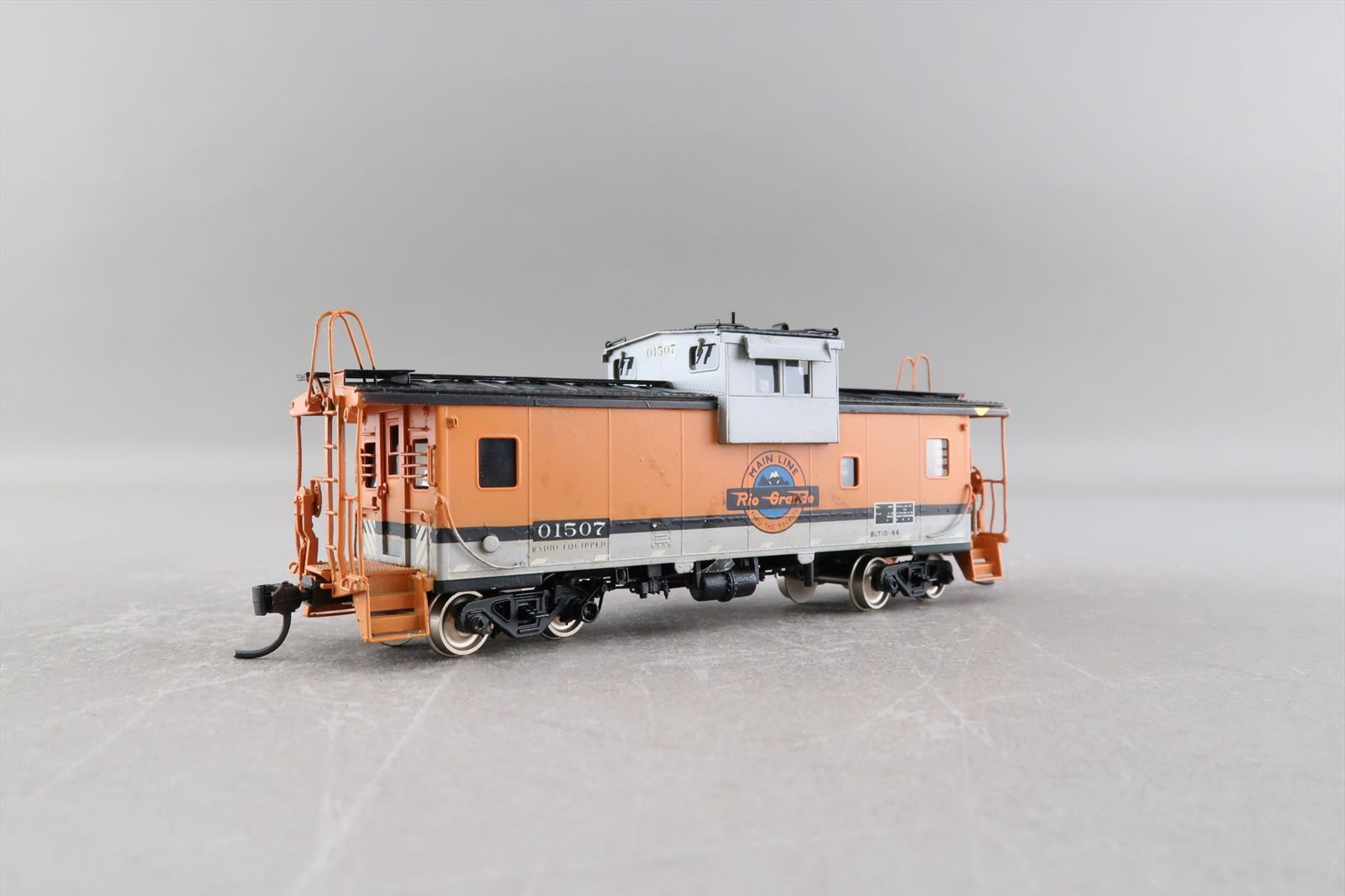 HO Brass Model - OMI 1154 D&RGW Rio Grande W-V Wide Vision Caboose #01507 - Fair Custom - 1991 ...