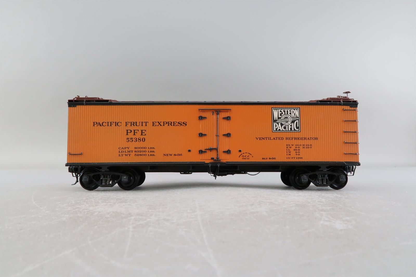 O Brass Model - PSC 15865 WP / PFE Western Pacific Fruit Express 40 ...