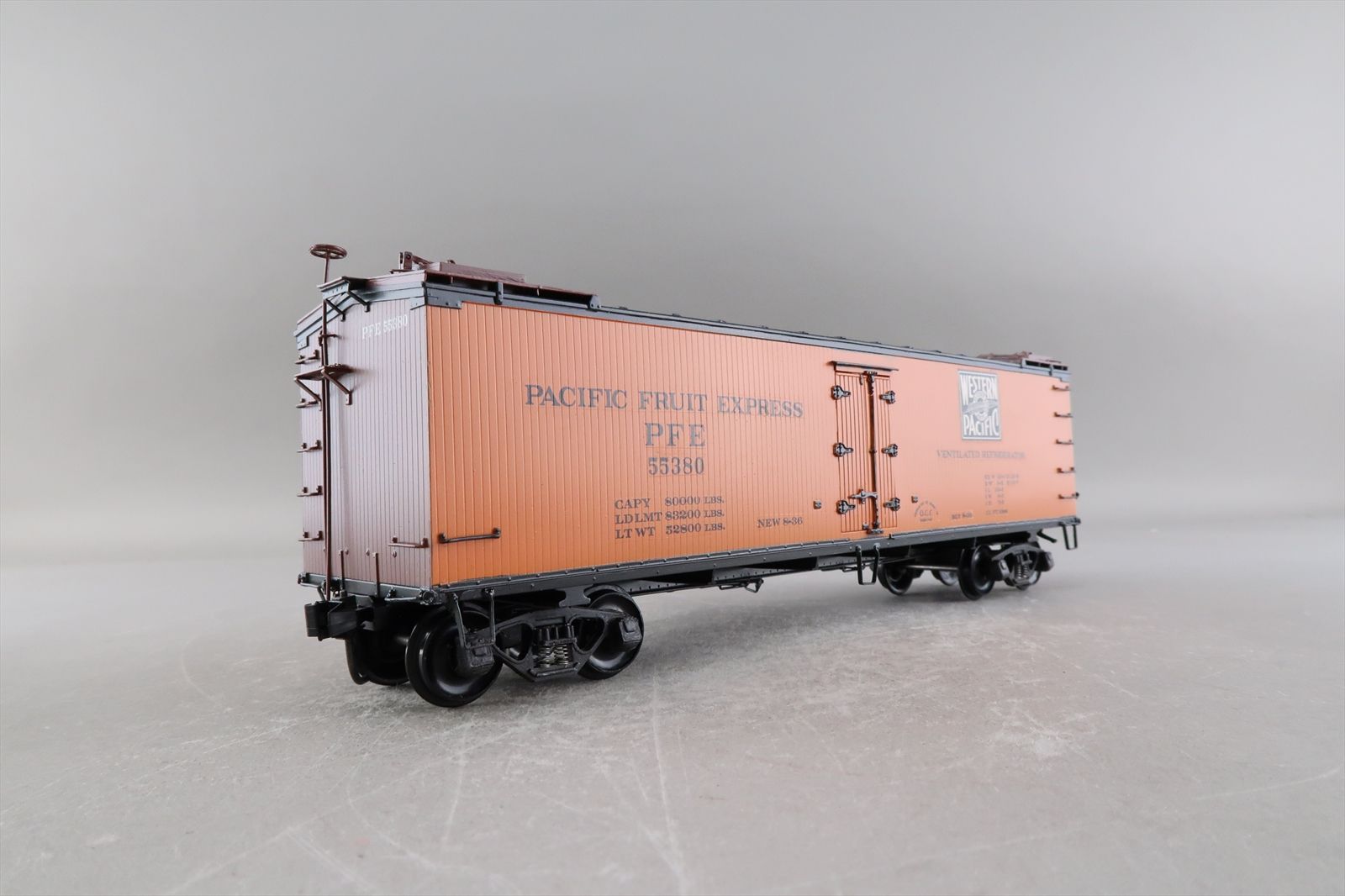 O Brass Model - PSC 15865 WP / PFE Western Pacific Fruit Express 40 ...