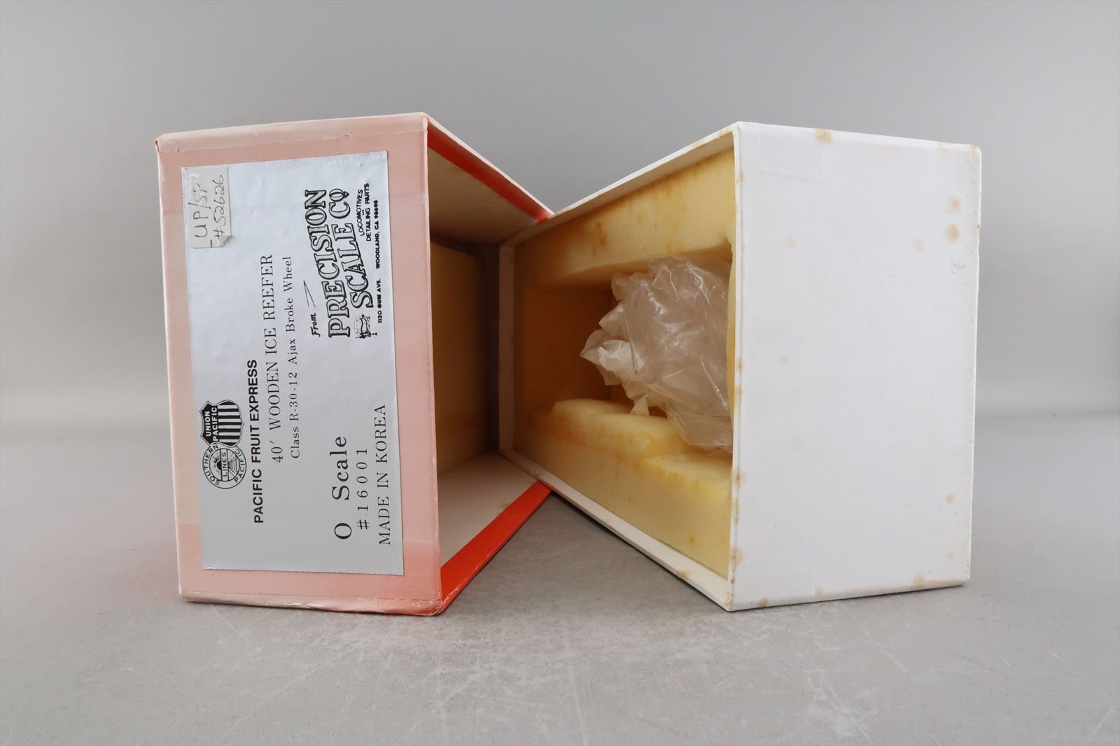 O Brass Model - PSC 16001 UP / SP / PFE Union Pacific Fruit Express 40' Wood Ice Reefer R-30-12 ...