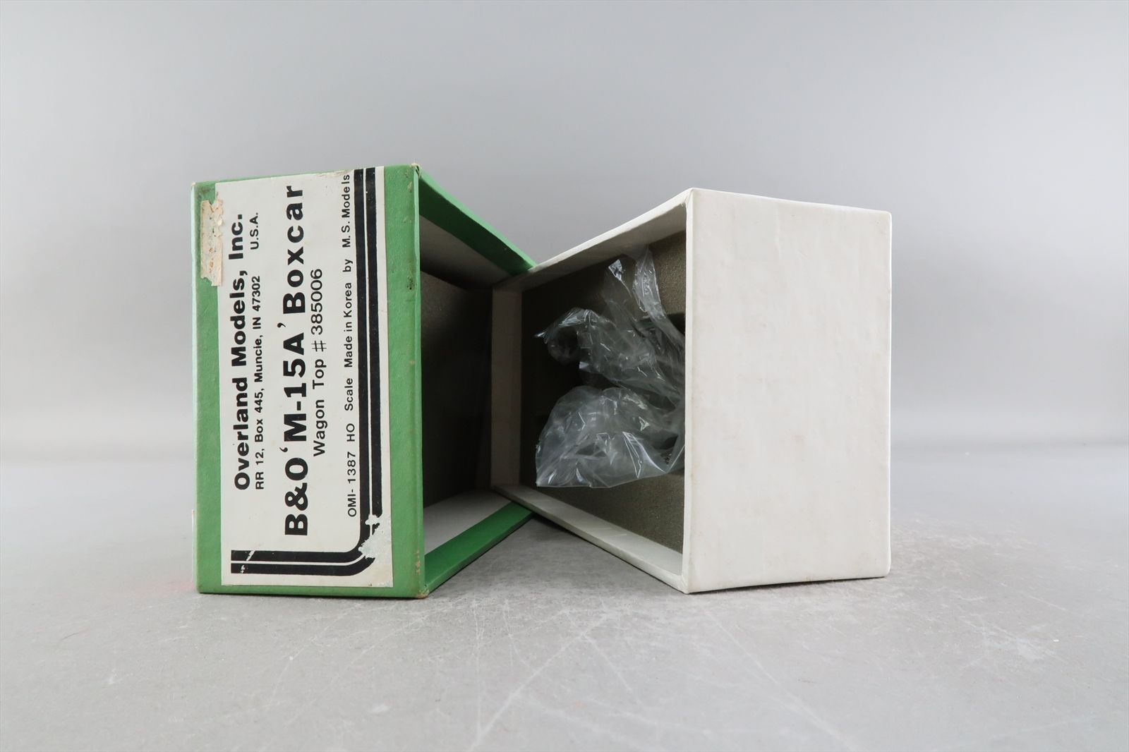 HO Brass Model - OMI 1387 B&O Baltimore & Ohio M-53A Wagon Top Boxcar ...
