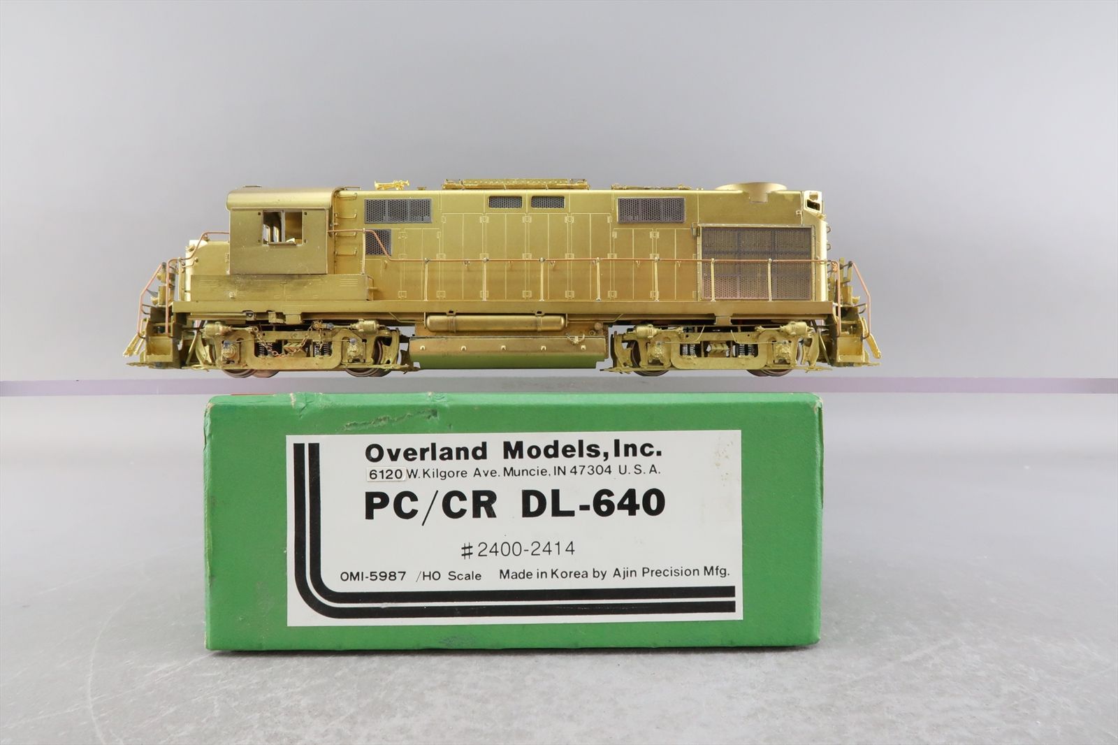 HO Brass Model - OMI 5987 PC / CR Penn Central / Conrail DL-640 RS-27 #2400 - 2414 - Unpainted ...