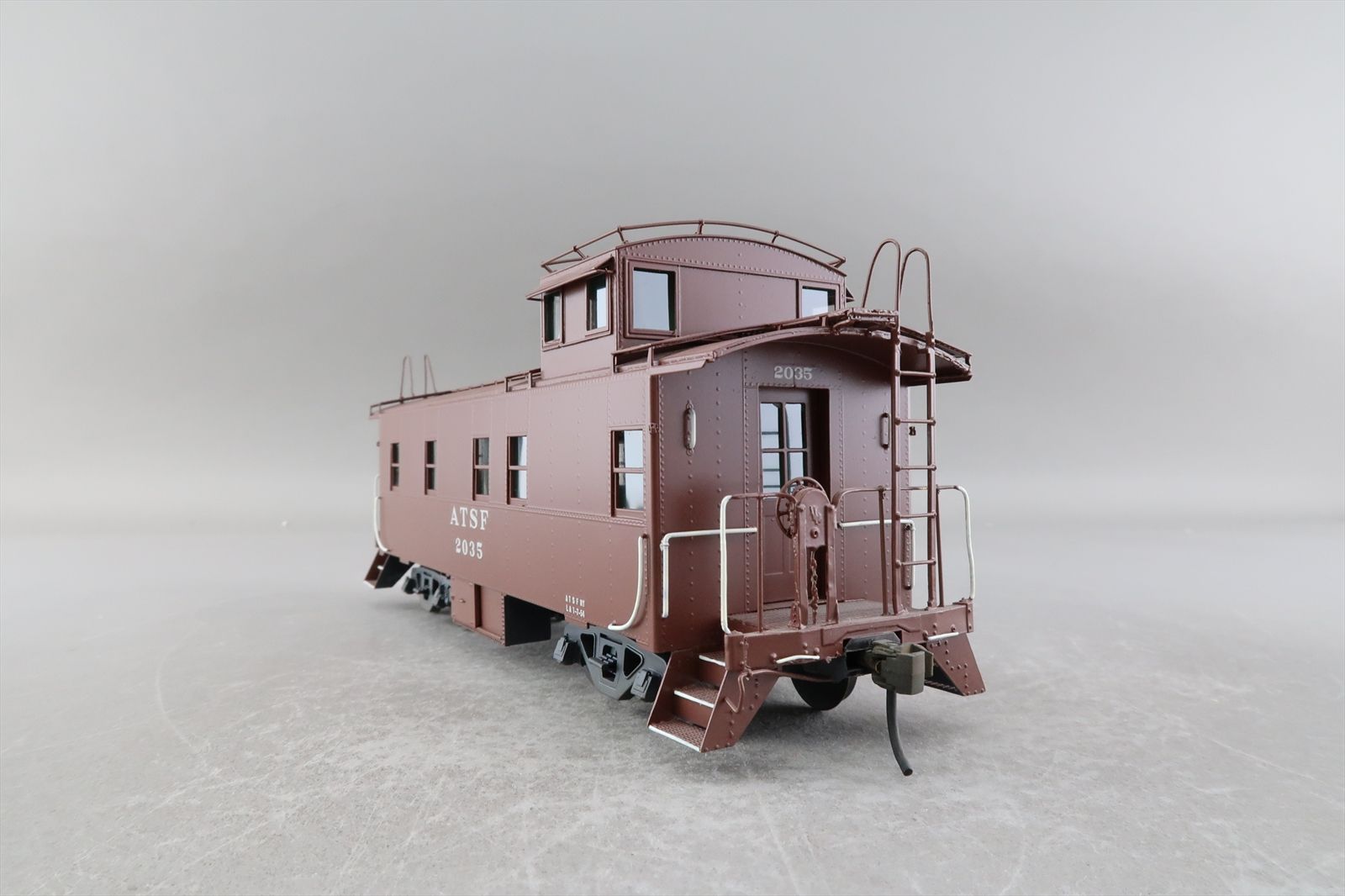 O Brass Model - PRB Pecos River 4712 AT&SF Santa Fe Caboose #2035 ...