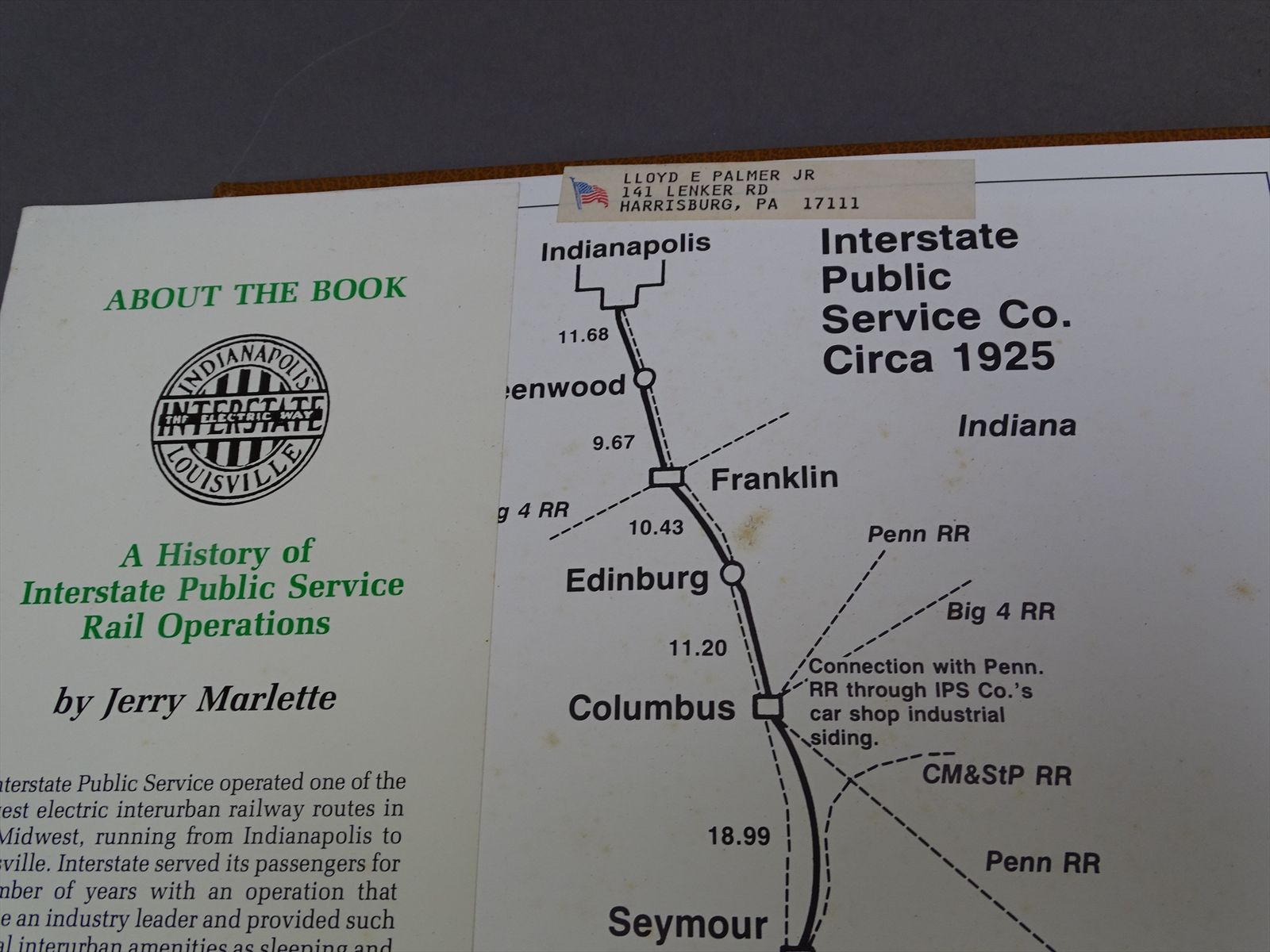 Railroad Book - Interstate: A History of Interstate Public Service Rail ...