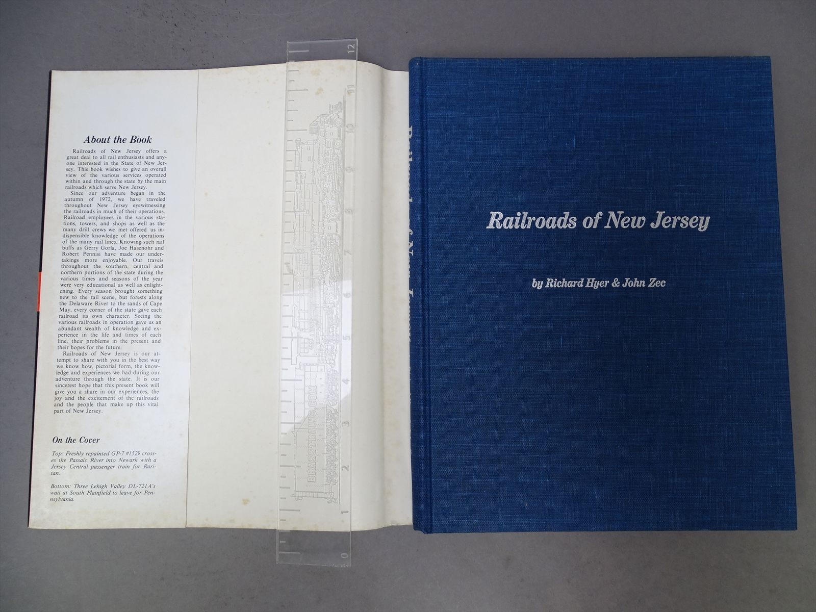 Railroad Book - Railroads of New Jersey - Richard Hyer & John Zec - 178 ...