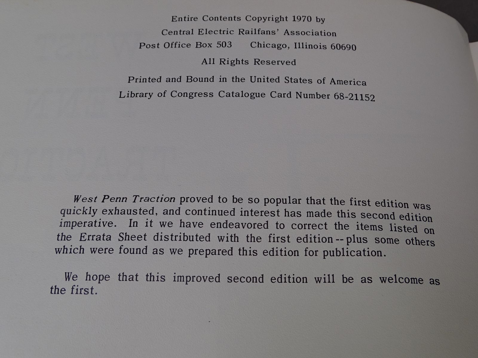 Railroad Book - West Penn Traction - Joseph M. Canfield - 218 Pages