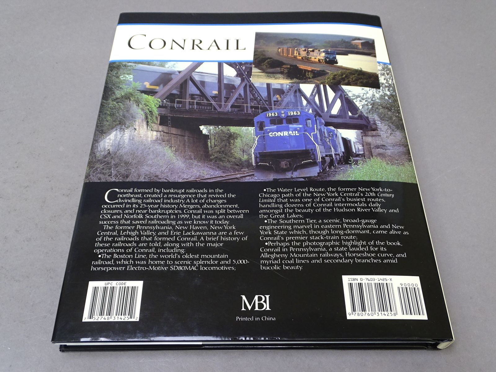 Railroad Book - Conrail (Railroad Color History) - Tim Scott Doherty ...