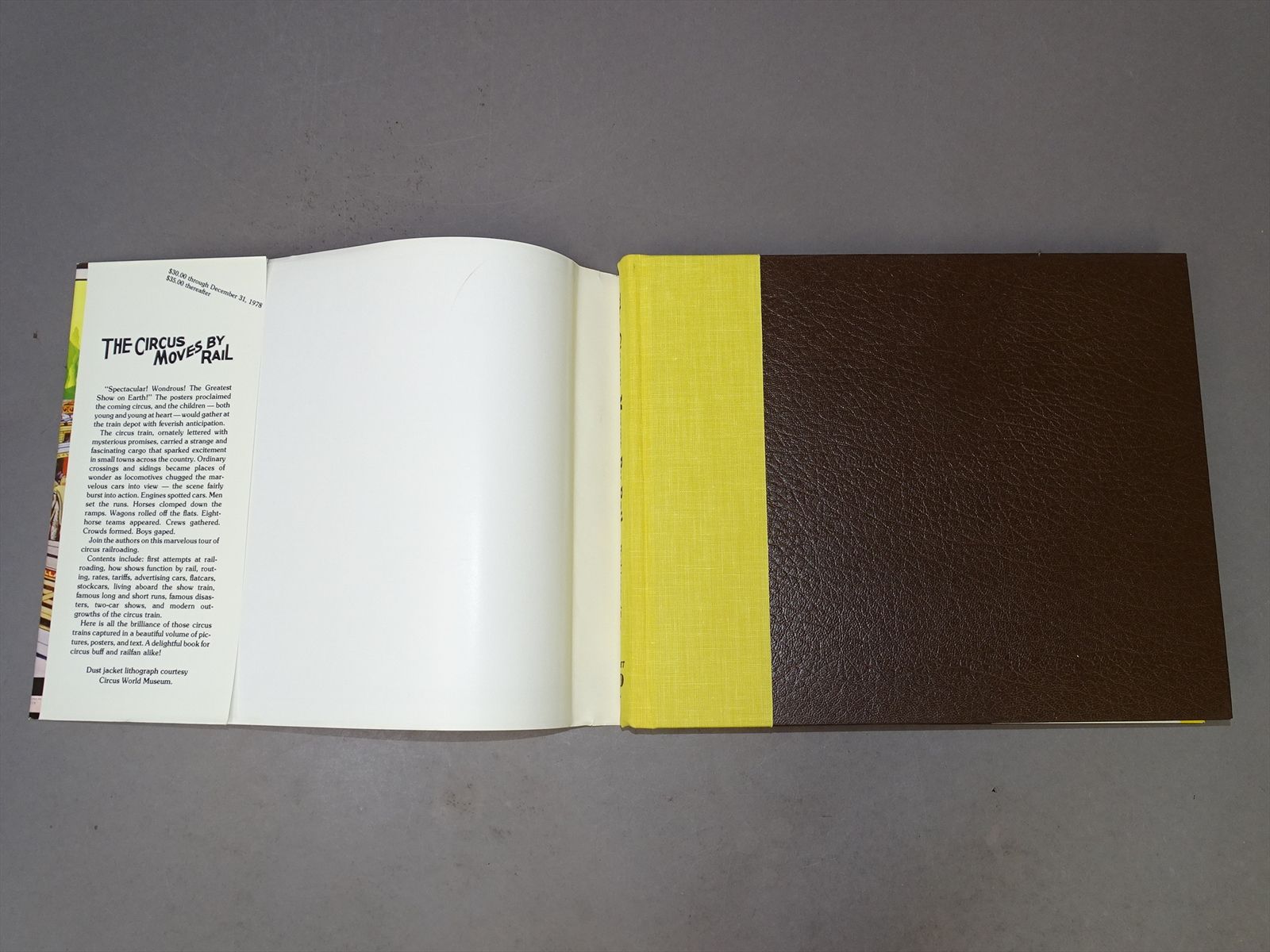 Railroad Book - The Circus Moves by Rail - Tom Parkinson & Charles ...