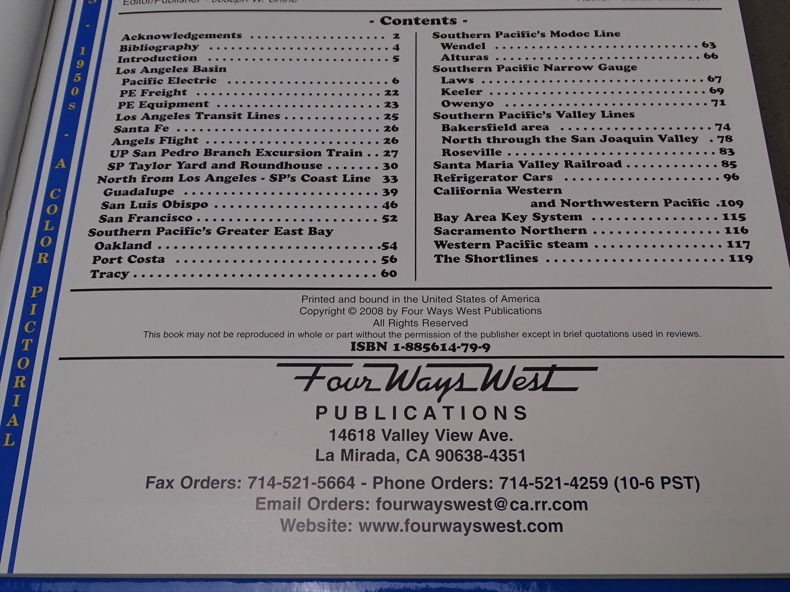 Railroad Book - California Rails 1950s: A Color Pictorial - Dallas ...