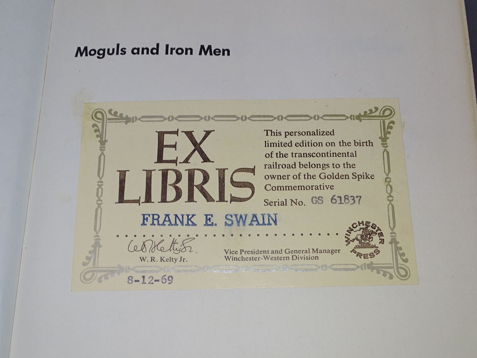 Railroad Book - Moguls and Iron Men: The Story of the First ...