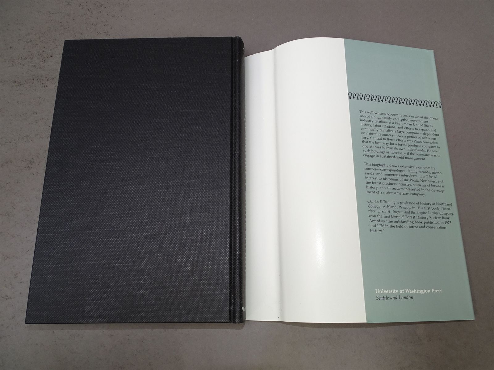 Railroad Book - Phil Weyerhaeuser: Lumberman - Charles E. Twining - 420 ...