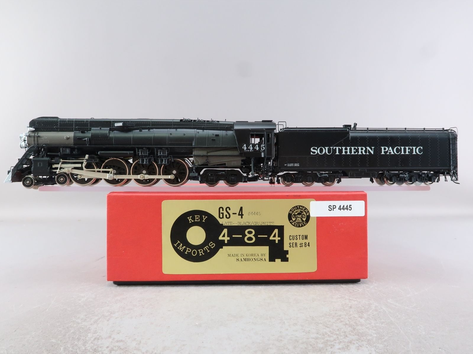 HO Brass Model - Key CS#84 SP Southern Pacific GS-4 4-8-4 Late Black ...