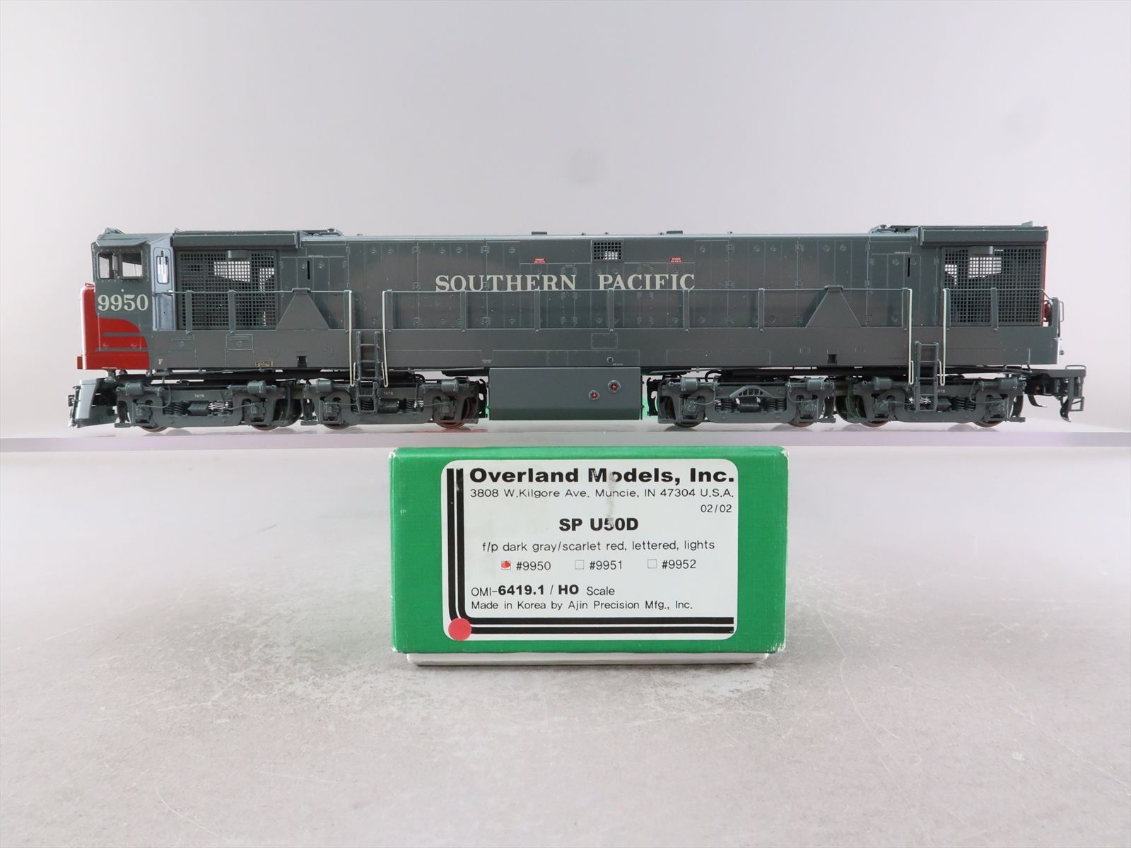 HO Brass Model - OMI 6419.1 SP Southern Pacific U50D #9950 Bloody Nose - F/P - 2002 Run - Ajin
