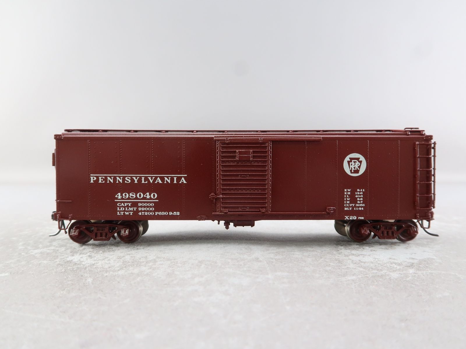 HO Brass Model - OMI 3014 PRR Pennsylvania X-29 Boxcar #498040 - Custom ...