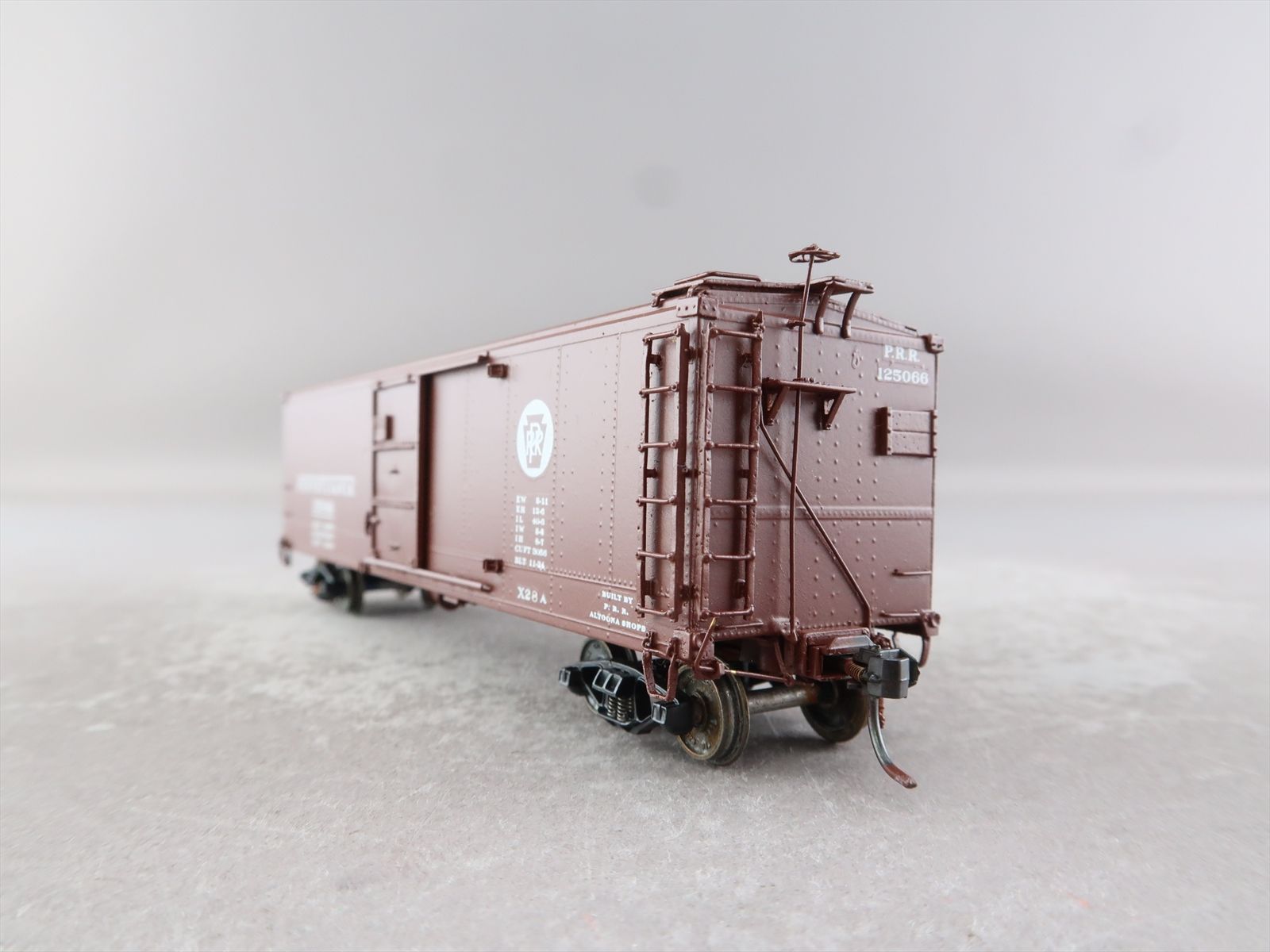 HO Brass Model - OMI 3015 PRR Pennsylvania X-29 Boxcar #125066 - Custom ...