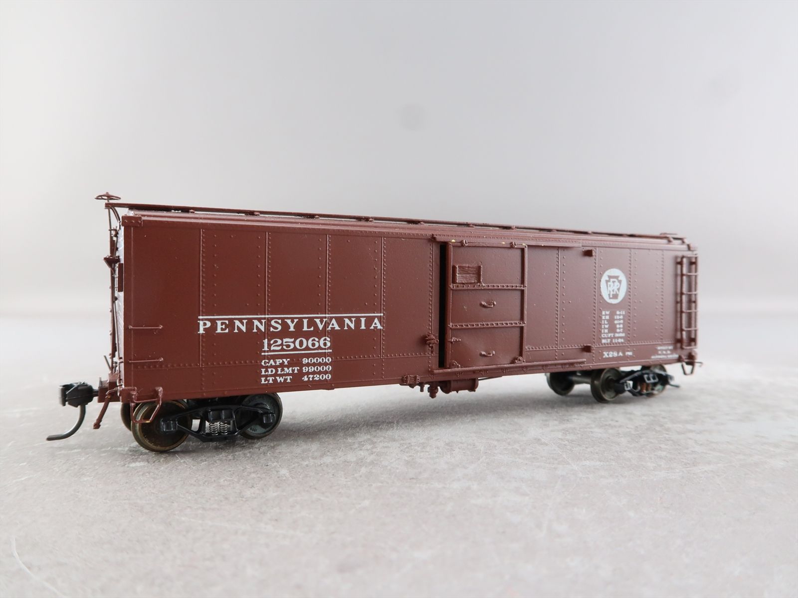 HO Brass Model - OMI 3015 PRR Pennsylvania X-29 Boxcar #125066 - Custom ...
