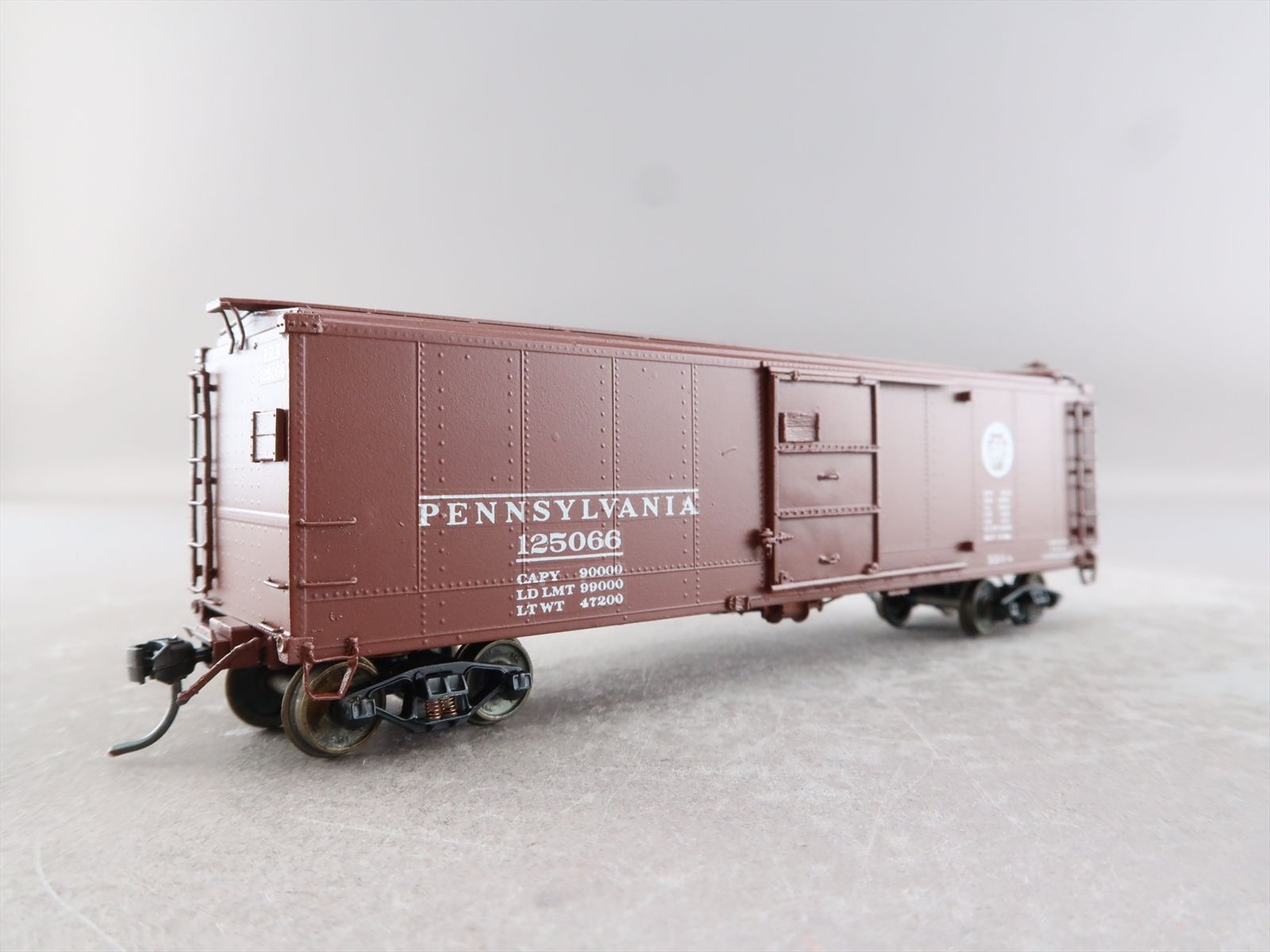 HO Brass Model - OMI 3015 PRR Pennsylvania X-29 Boxcar #125066 - Custom ...