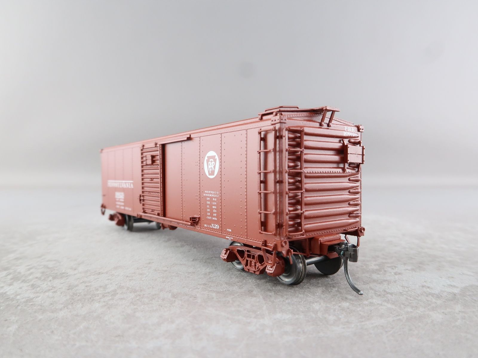 HO Brass Model - OMI 3014 PRR Pennsylvania X-29 Boxcar #100129 - Custom ...
